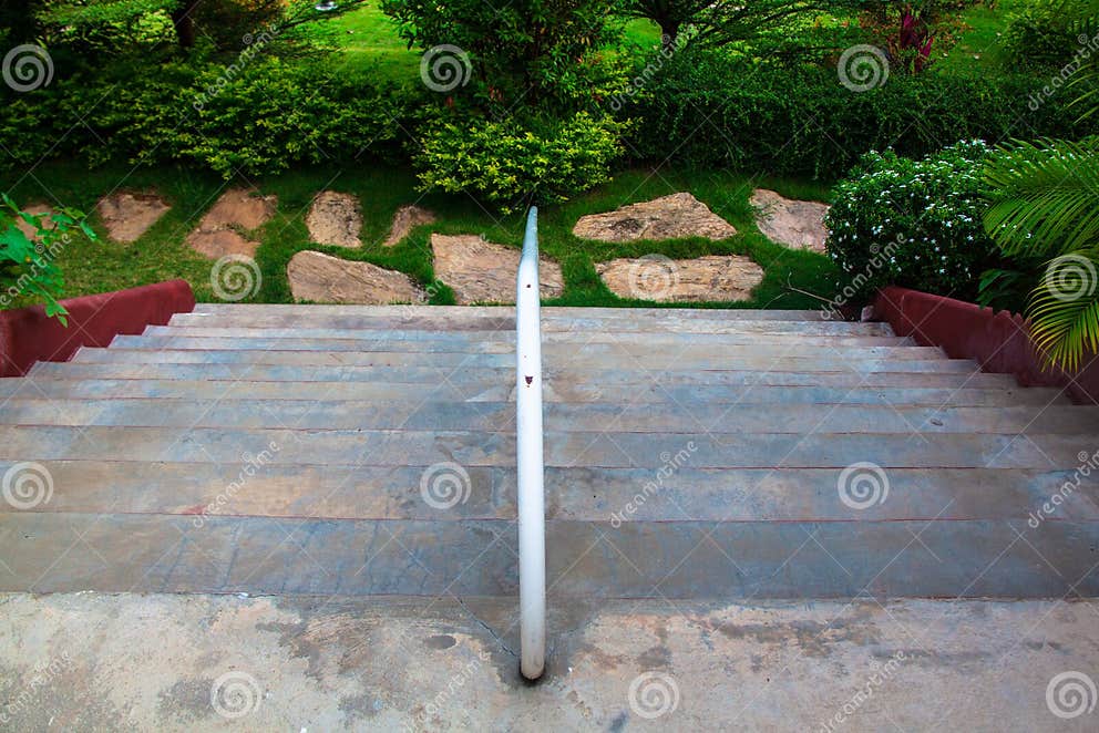 Stair stock image. Image of graden, tree, road, ladder - 45249681