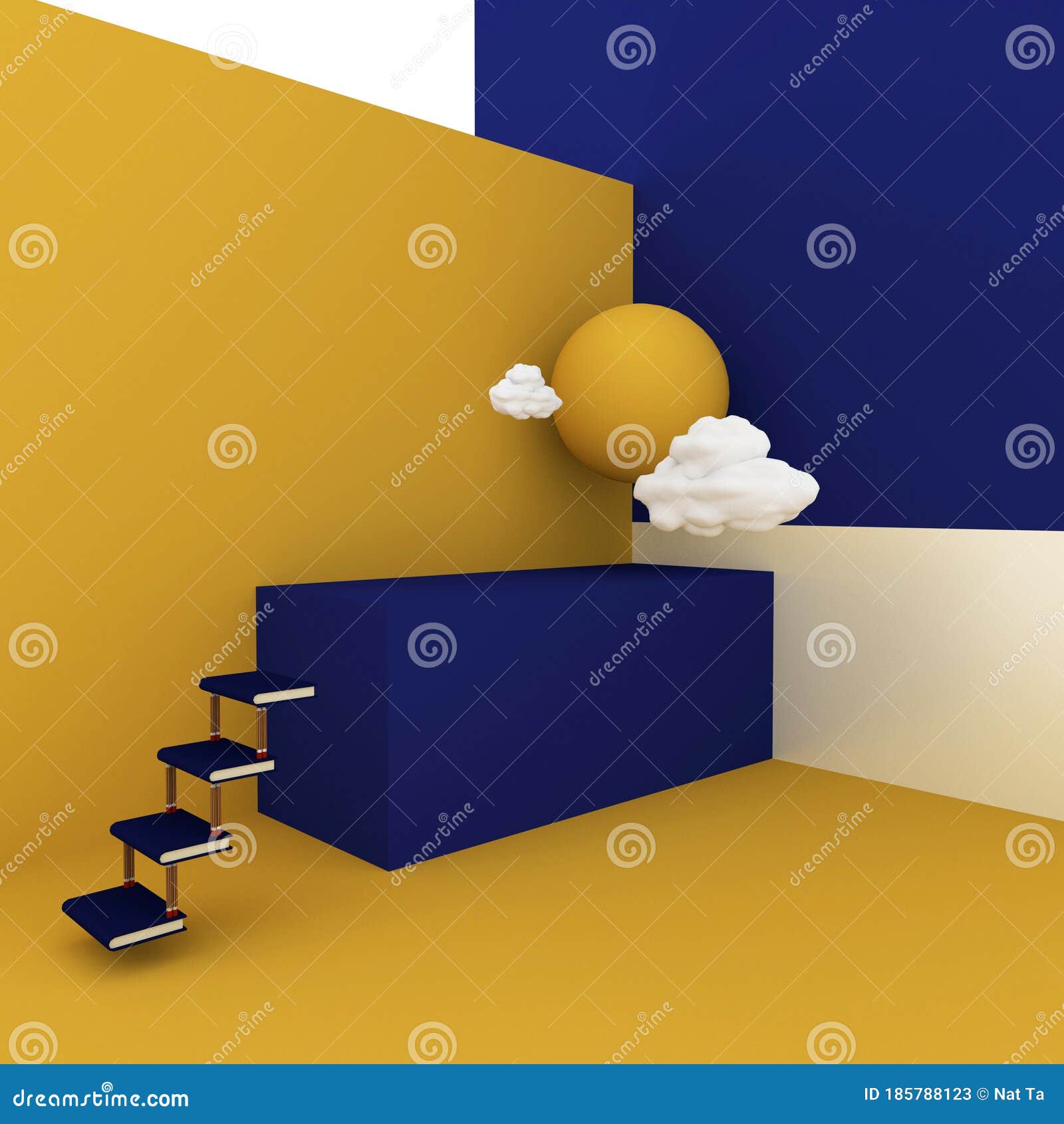 Stair to the successful stock illustration. Illustration of illustrator ...