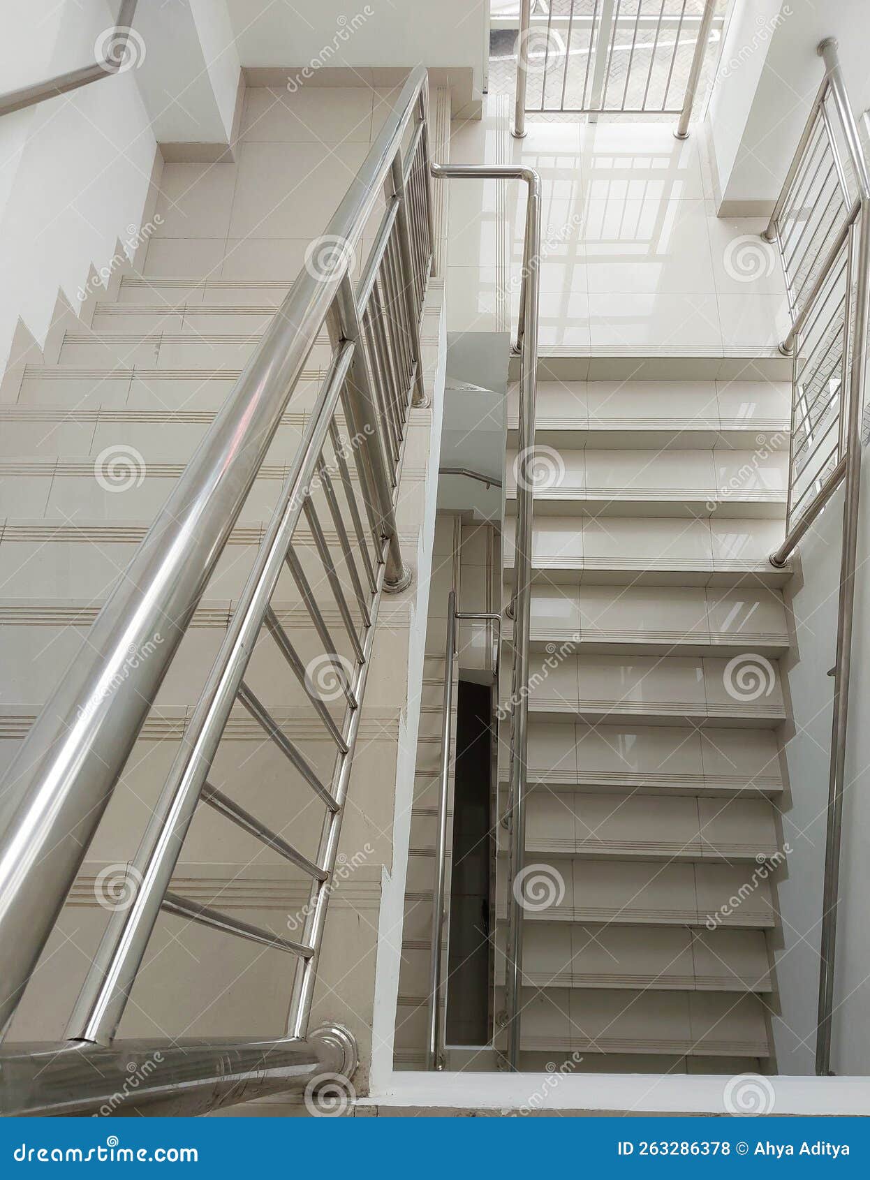Stair on the University Building Stock Photo - Image of university ...