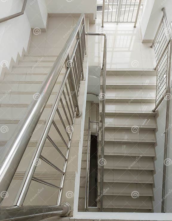 Stair on the University Building Stock Photo - Image of university ...