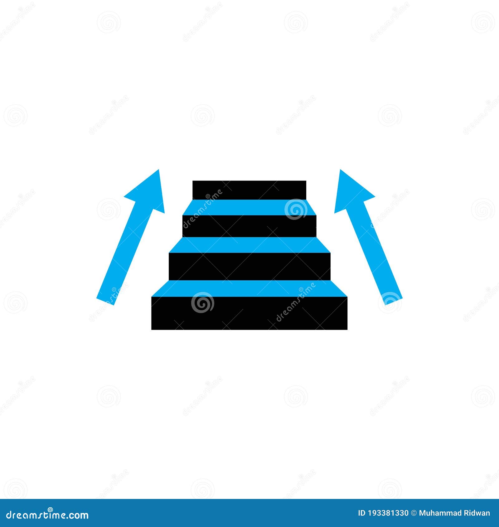 Stair vector stock vector. Illustration of staircase - 193381330