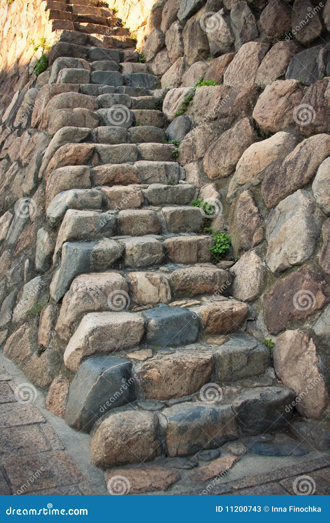 Stair in the wall stock image. Image of staircase, terrace - 11200743
