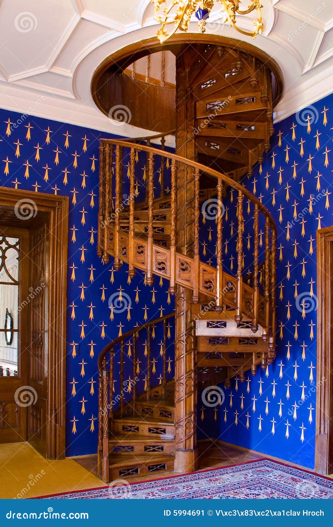 Staircase stock image. Image of european, retirement, architecture ...