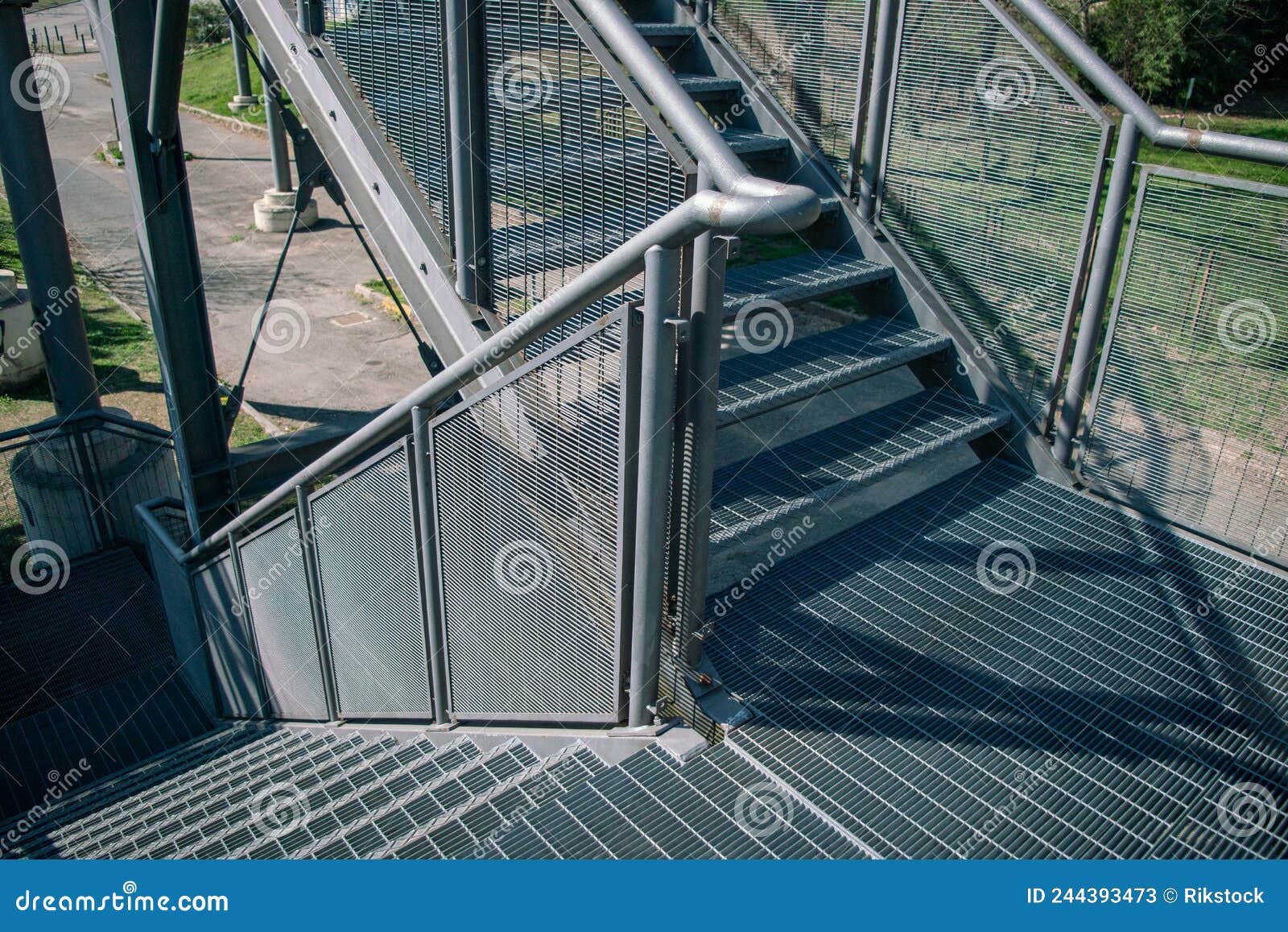 Staircase Architecture: Particular External Double Flight Staircase ...
