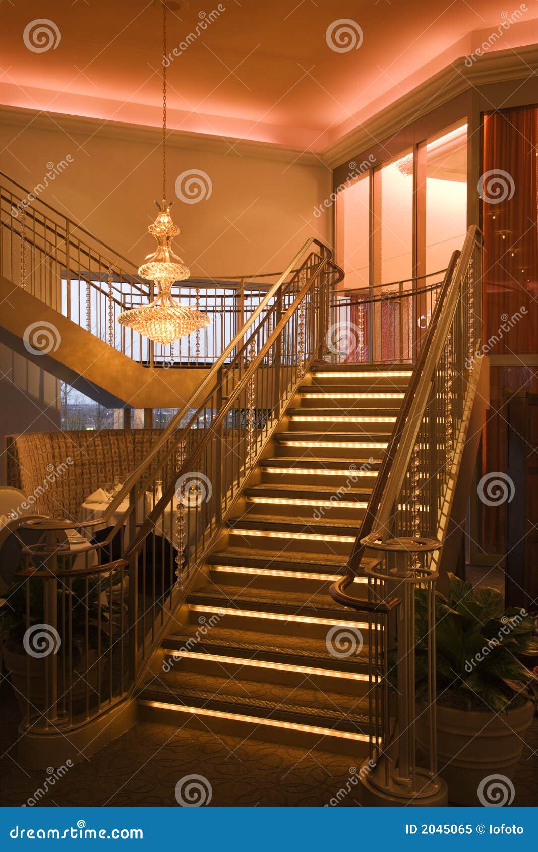 Staircase in building. stock image. Image of indoors, vertical - 2045065