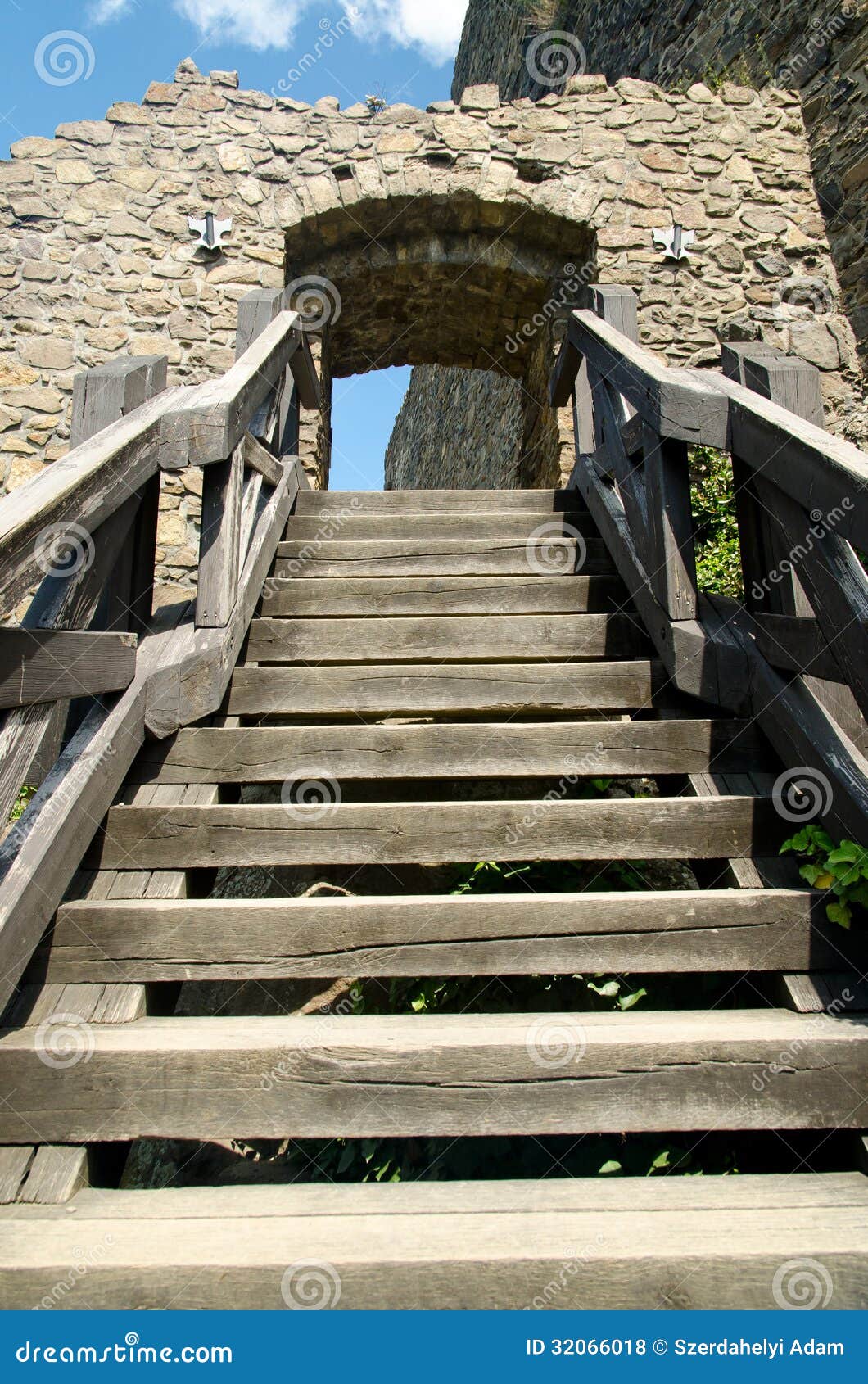 Staircase in castle stock photo. Image of landscape, fortified - 32066018