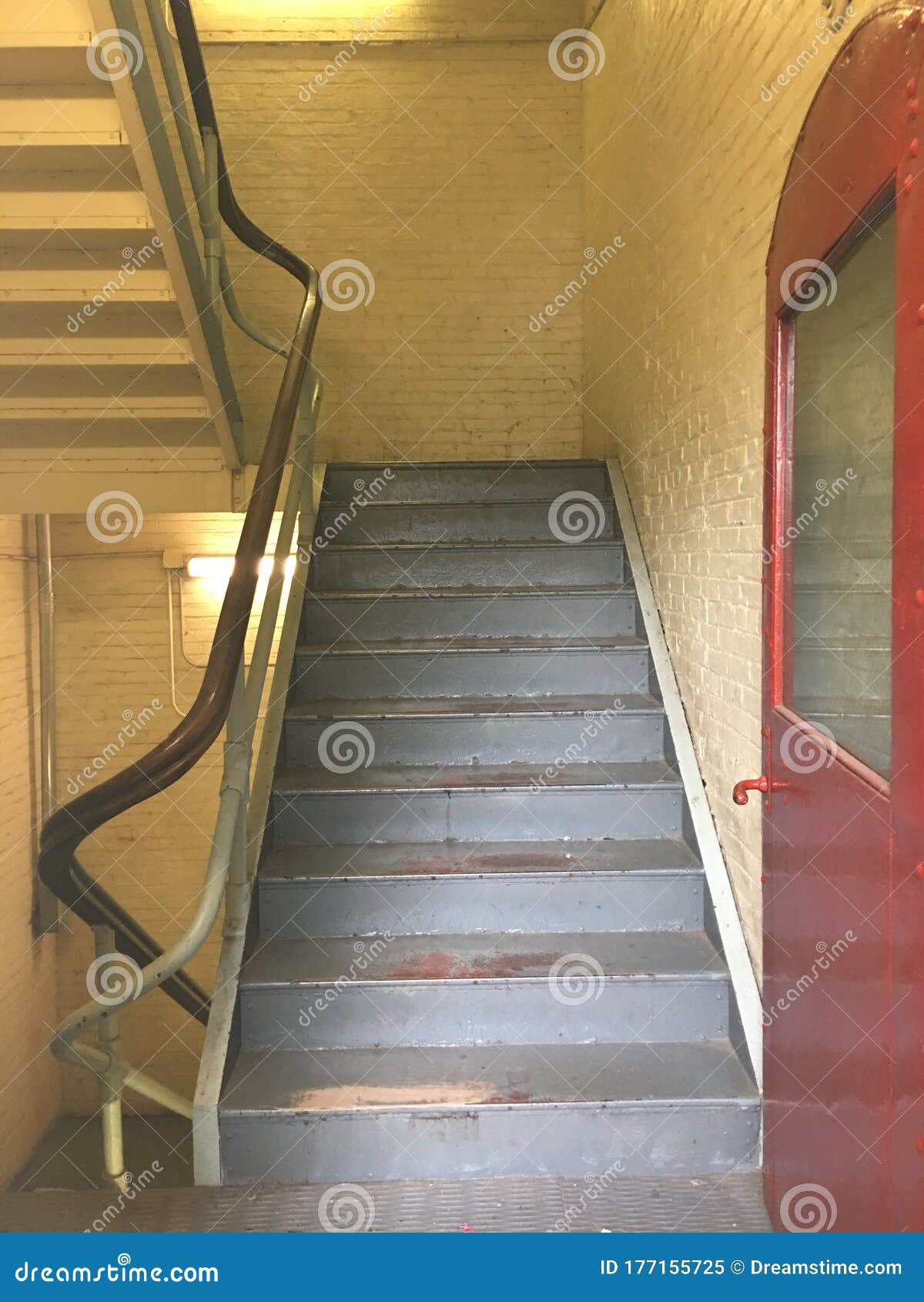 Staircase Hallway in Communal Office Building Stock Image - Image of ...