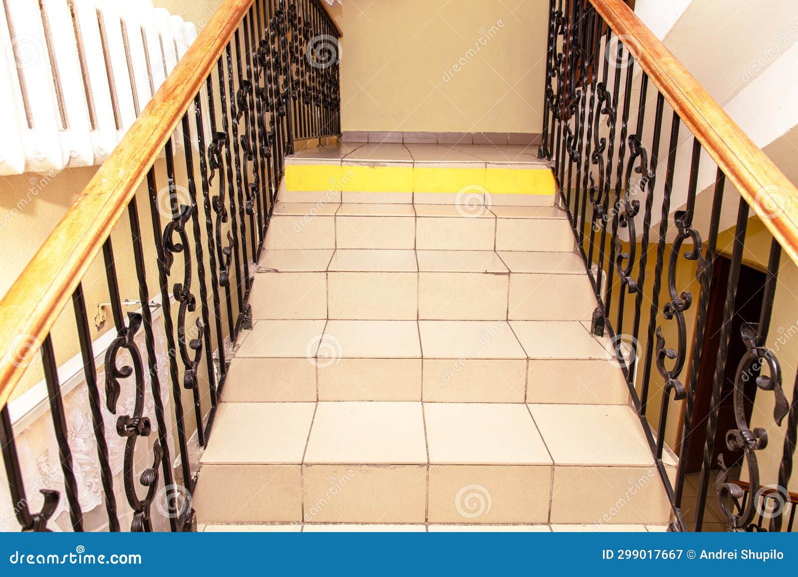Staircase in the Corridor of a Building Stock Image - Image of stair ...