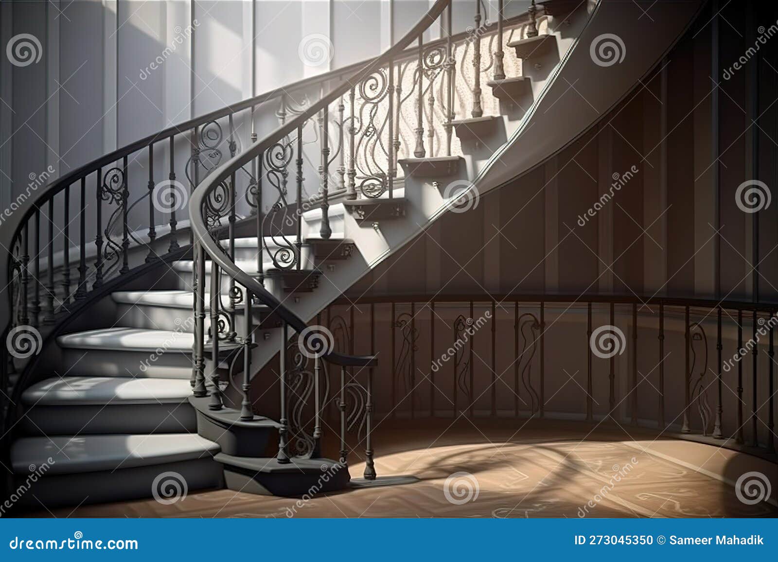 Staircase: Create A Set Of Images That Showcase A Striking, Sculptural ...
