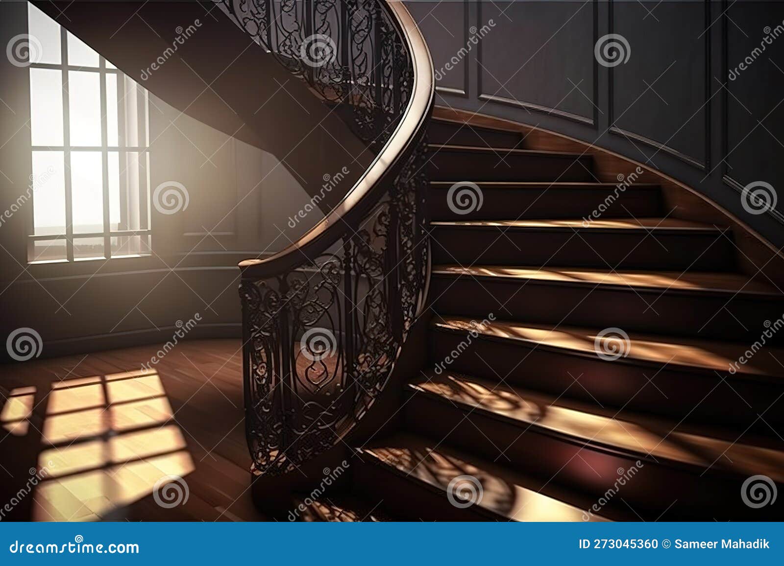 Staircase: Create A Set Of Images That Showcase A Striking, Sculptural ...