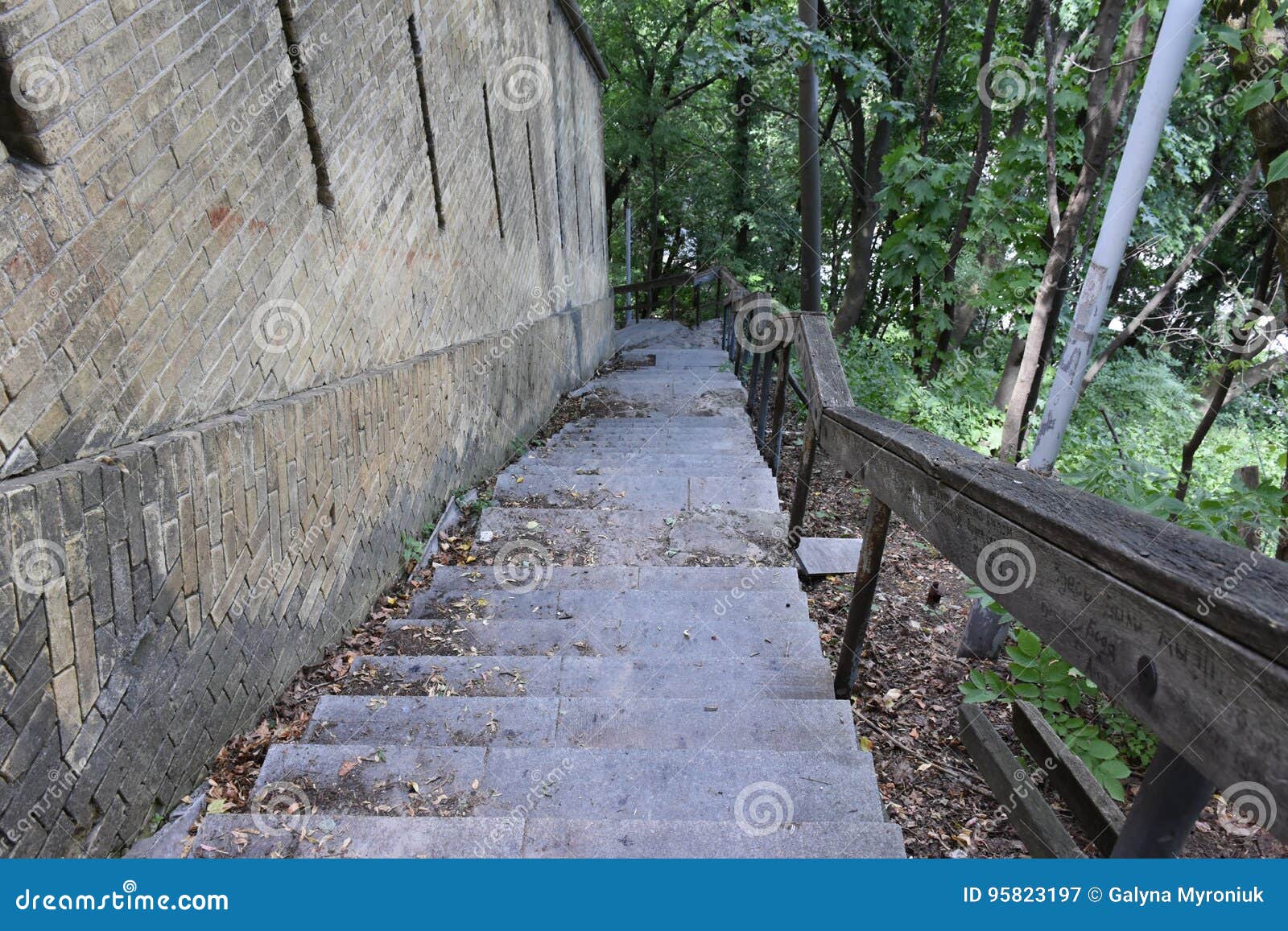Staircase Degrees Downwards Go Up To Go Stock Image - Image of large ...