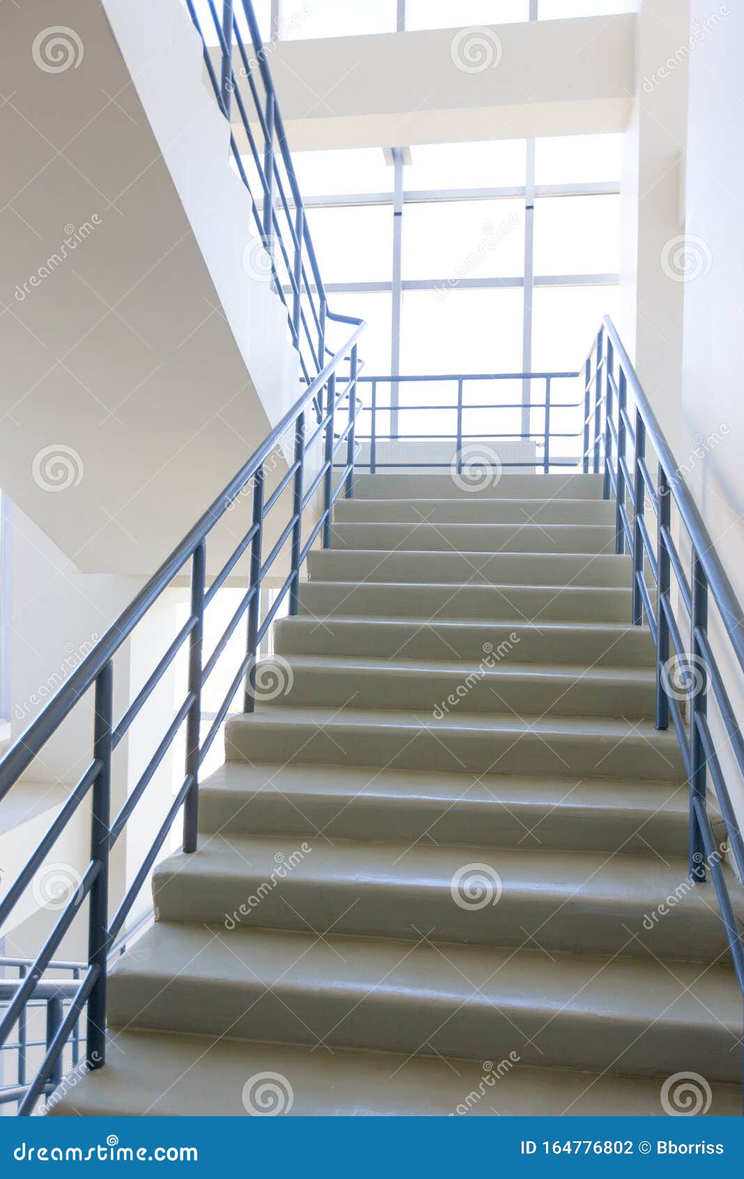 Staircase - Emergency Exit in Hotel, Close-up Staircase, Interior ...