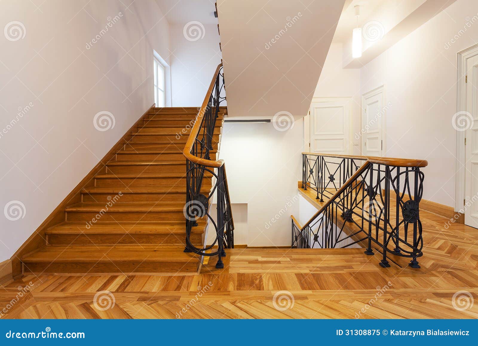 Staircase stock image. Image of bright, contemporary - 31308875