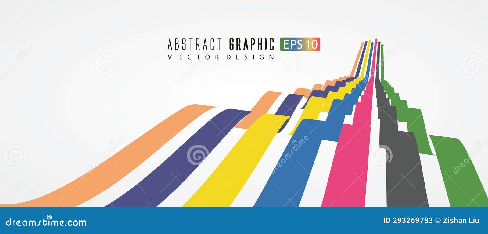 Staircase Graphic Design Symbolizing Development and Progress Stock ...