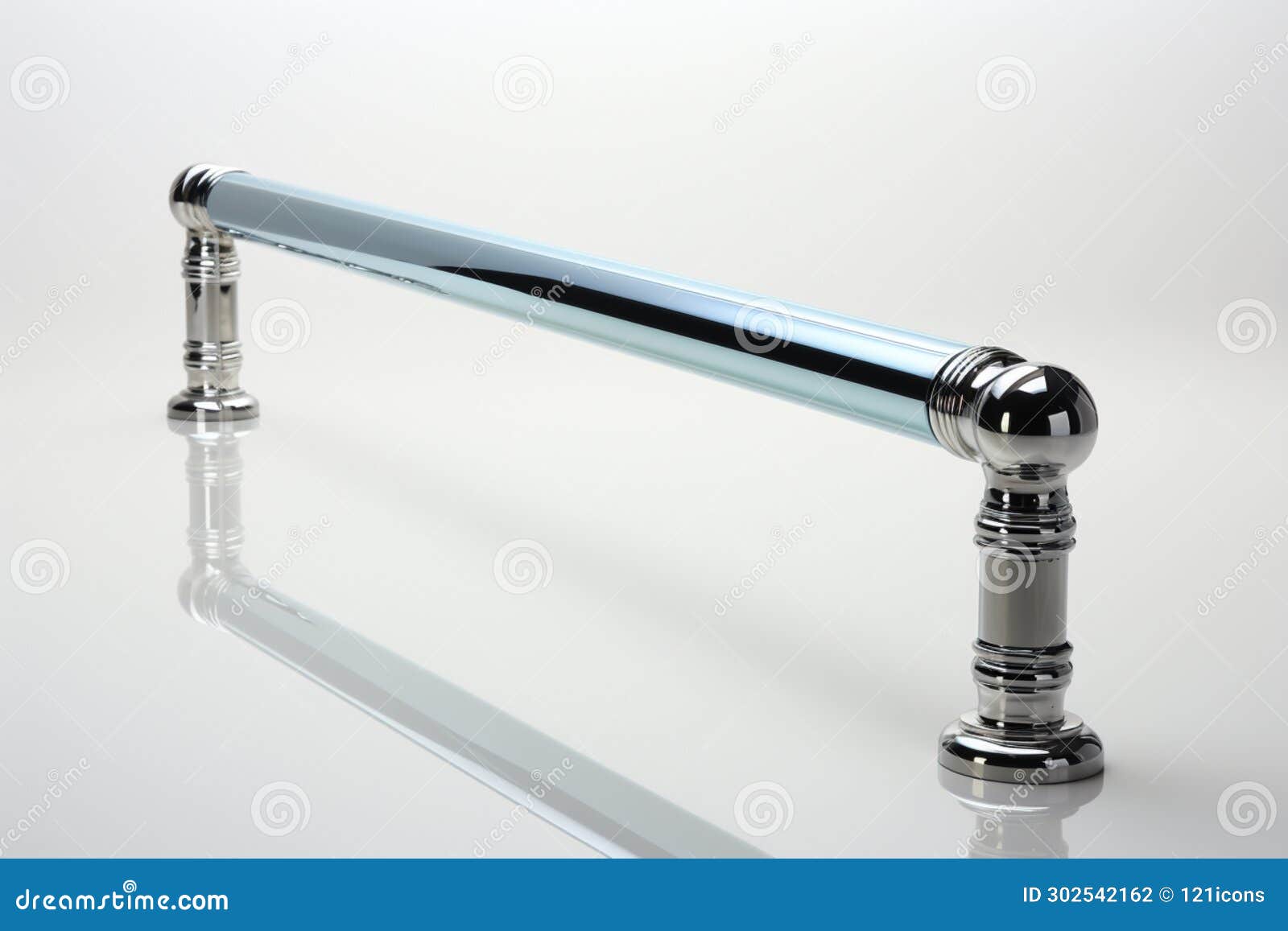 Staircase Handrail on White Background Stock Illustration ...