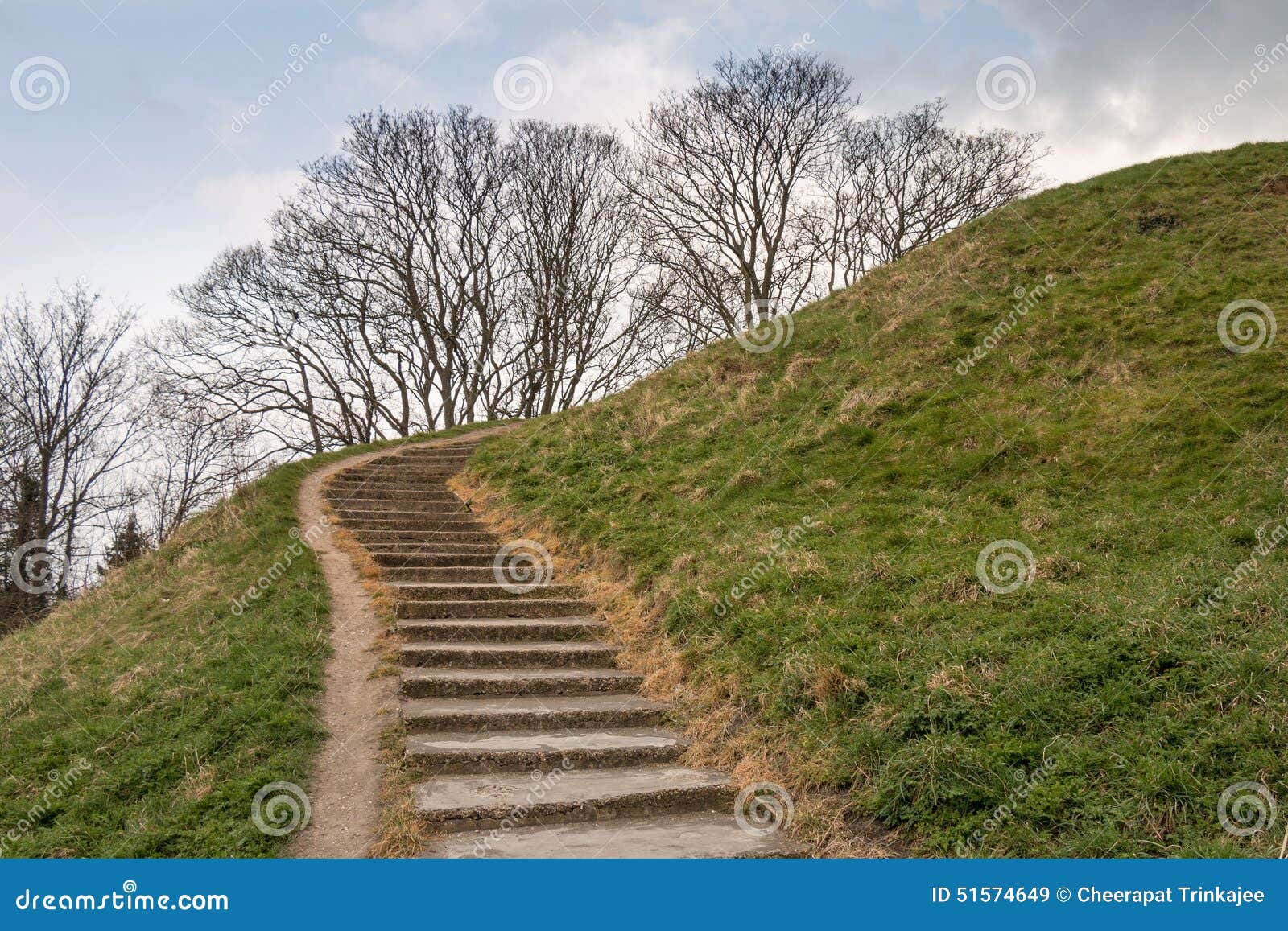 Staircase on a Hill stock image. Image of concept, high - 51574649