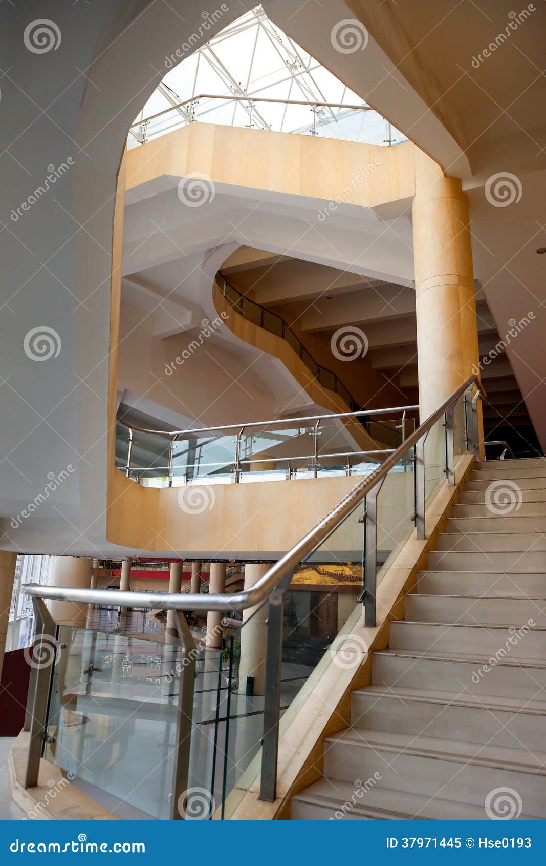 Staircase in hotel stock image. Image of hotel, floor - 37971445