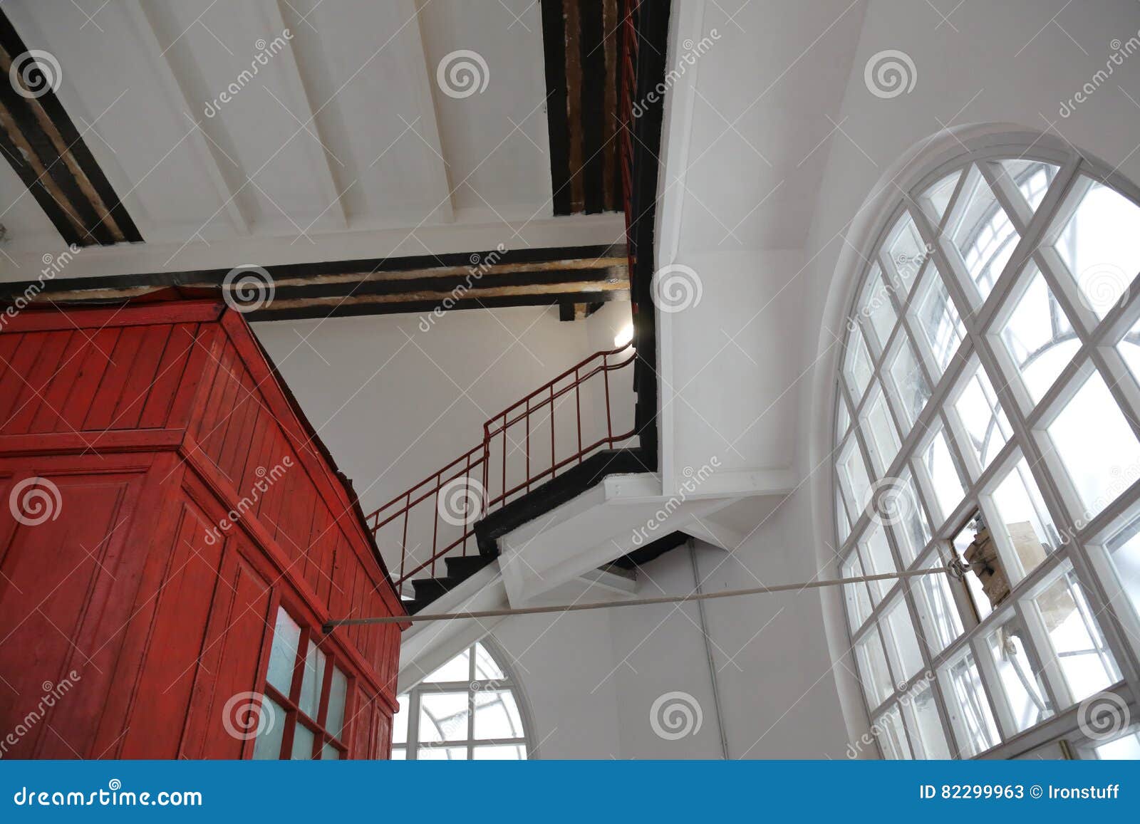 The Staircase Inside the Tower Stock Image - Image of wall, tower: 82299963