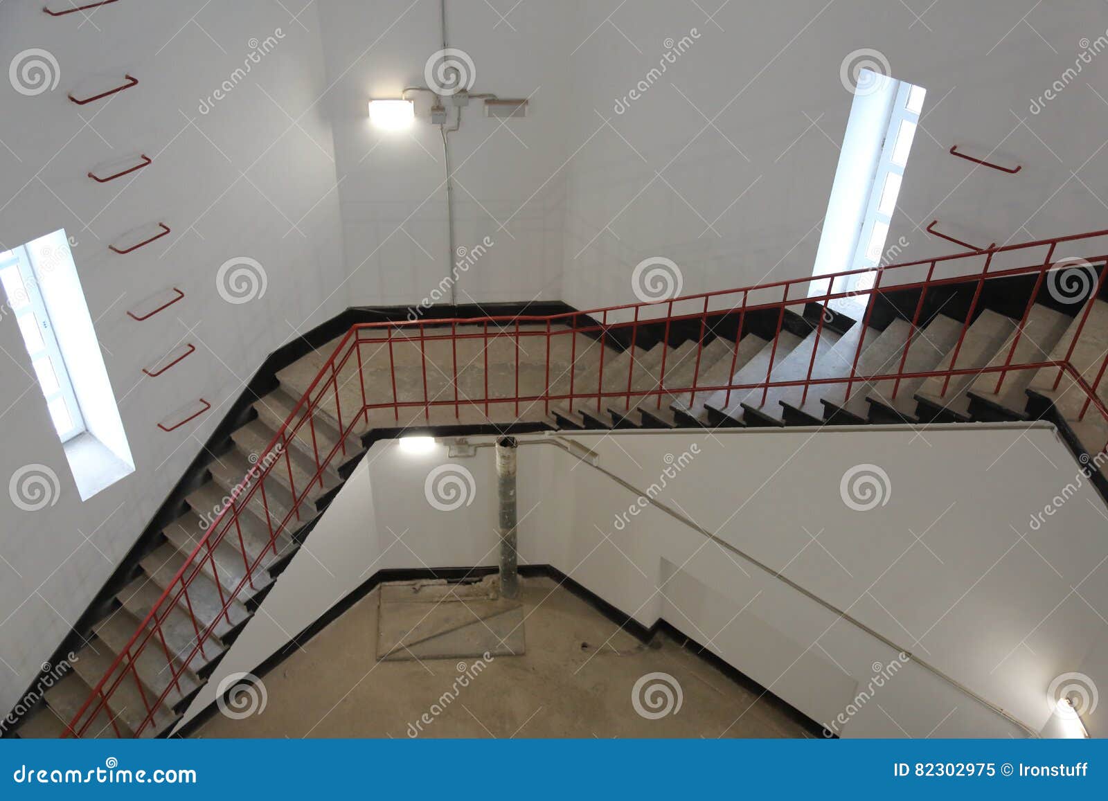 The Staircase Inside the Tower Stock Image - Image of city ...