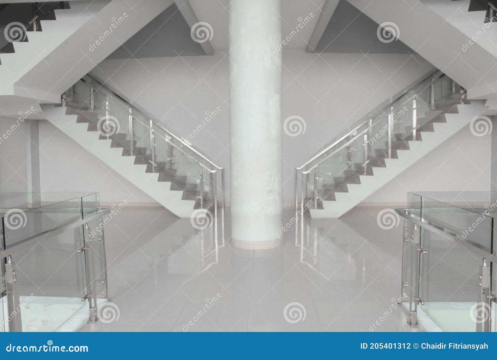 Amazing two stairs stock photo. Image of baluster, ceiling - 205401312