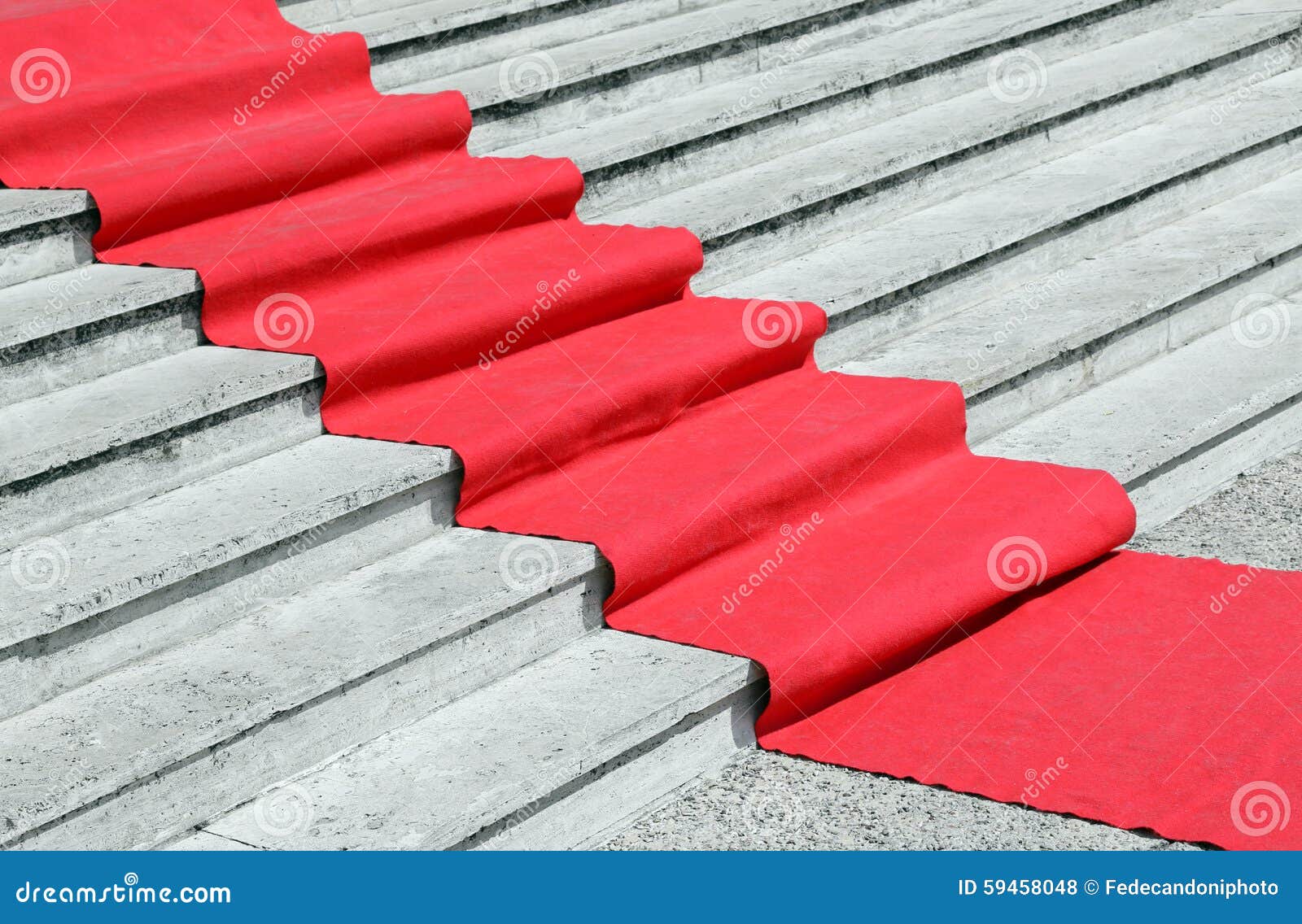 Staircase with a Luxurious Red Carpet To Welcome VIPs Stock Photo ...