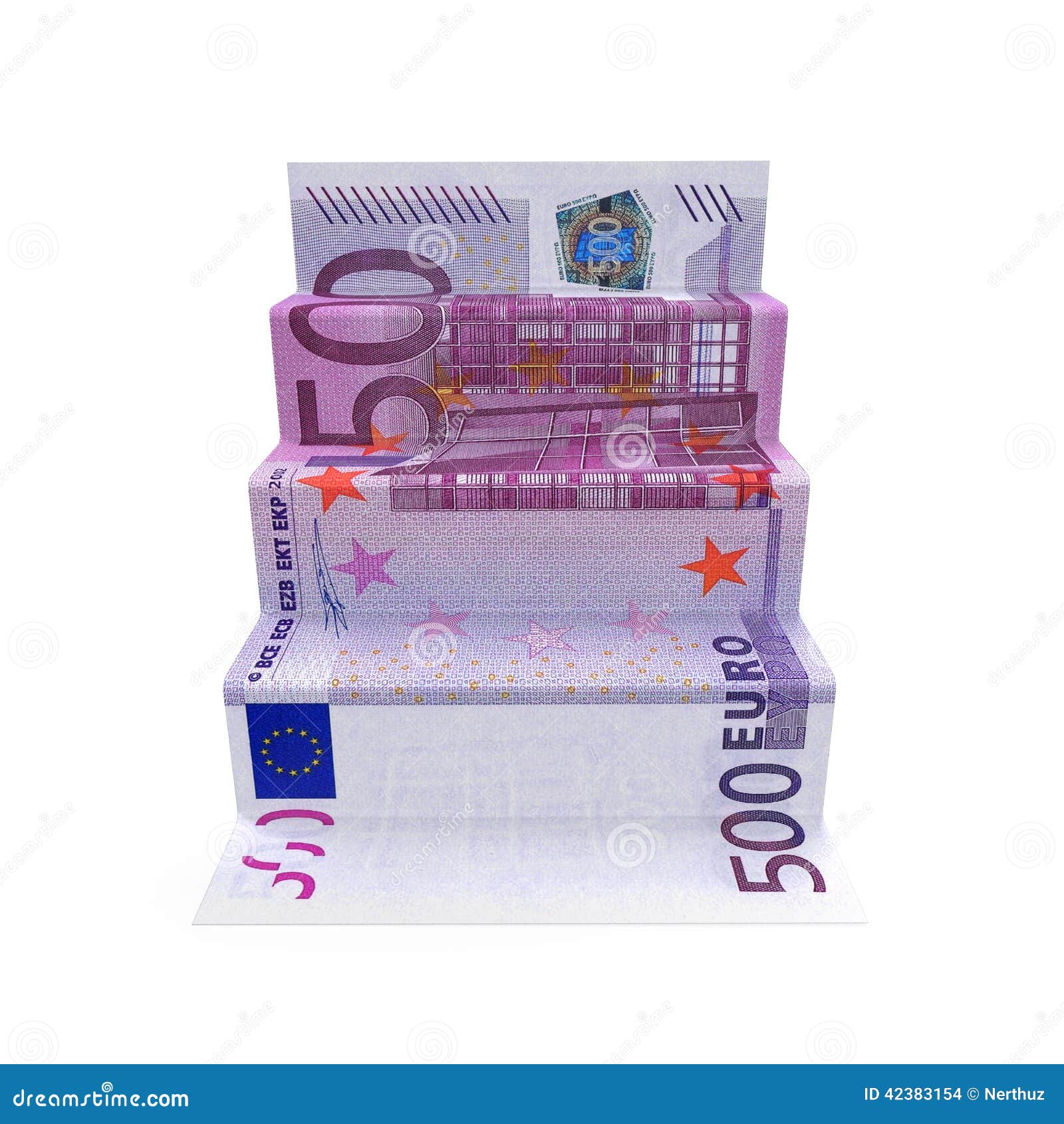 Staircase Money Origami Stock Photography | CartoonDealer.com #42186950