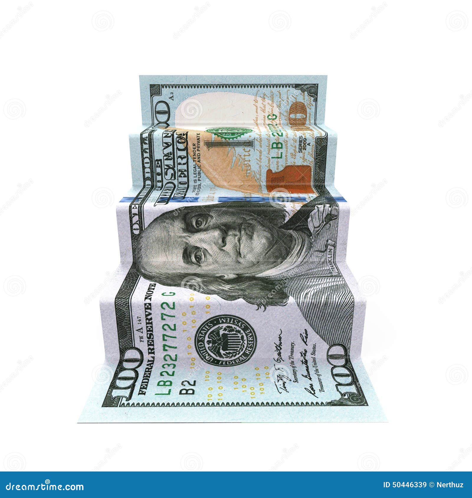 Staircase Money Origami Stock Photography | CartoonDealer.com #42186950