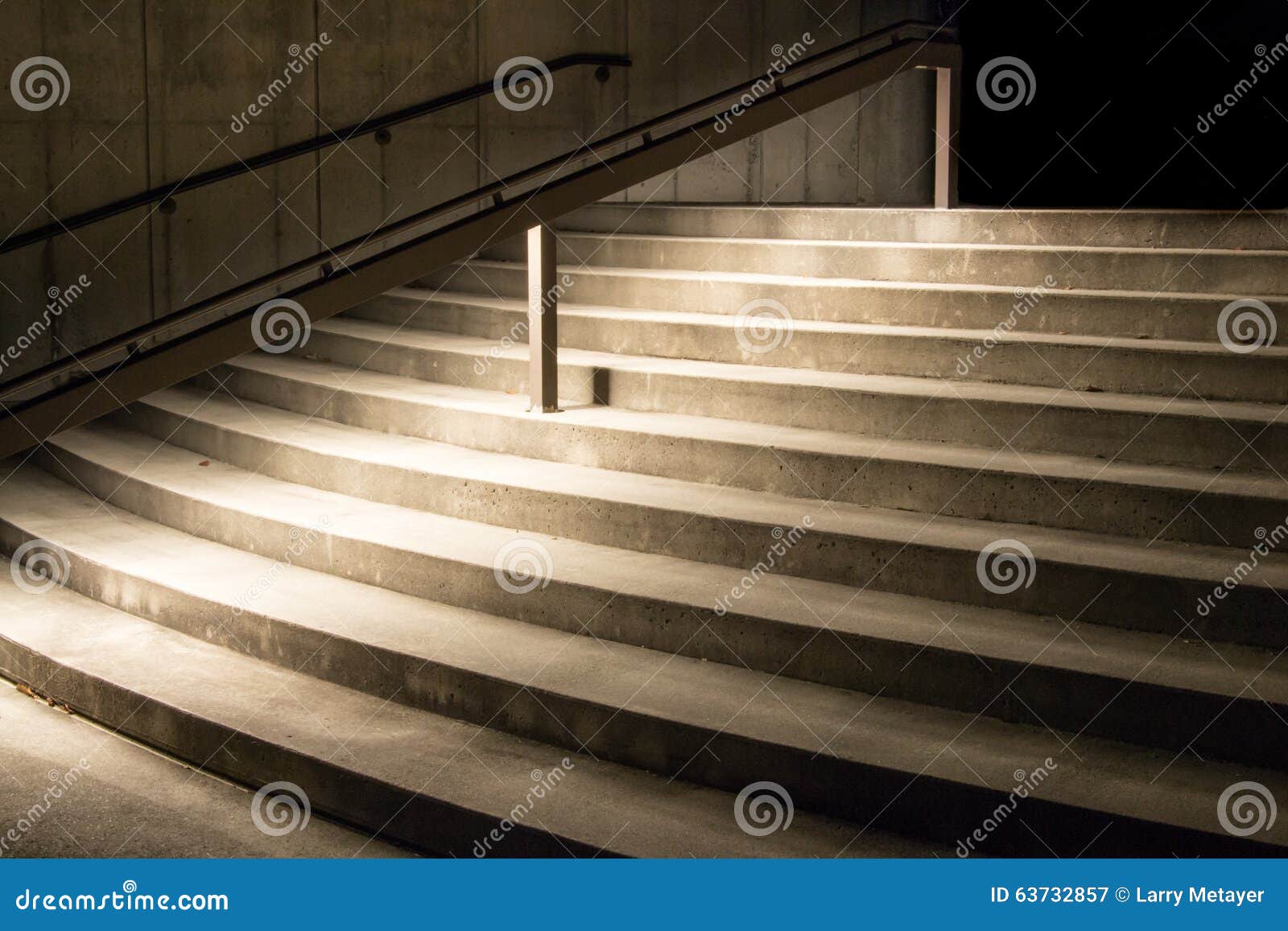 Staircase at Night stock image. Image of case, luxury - 63732857