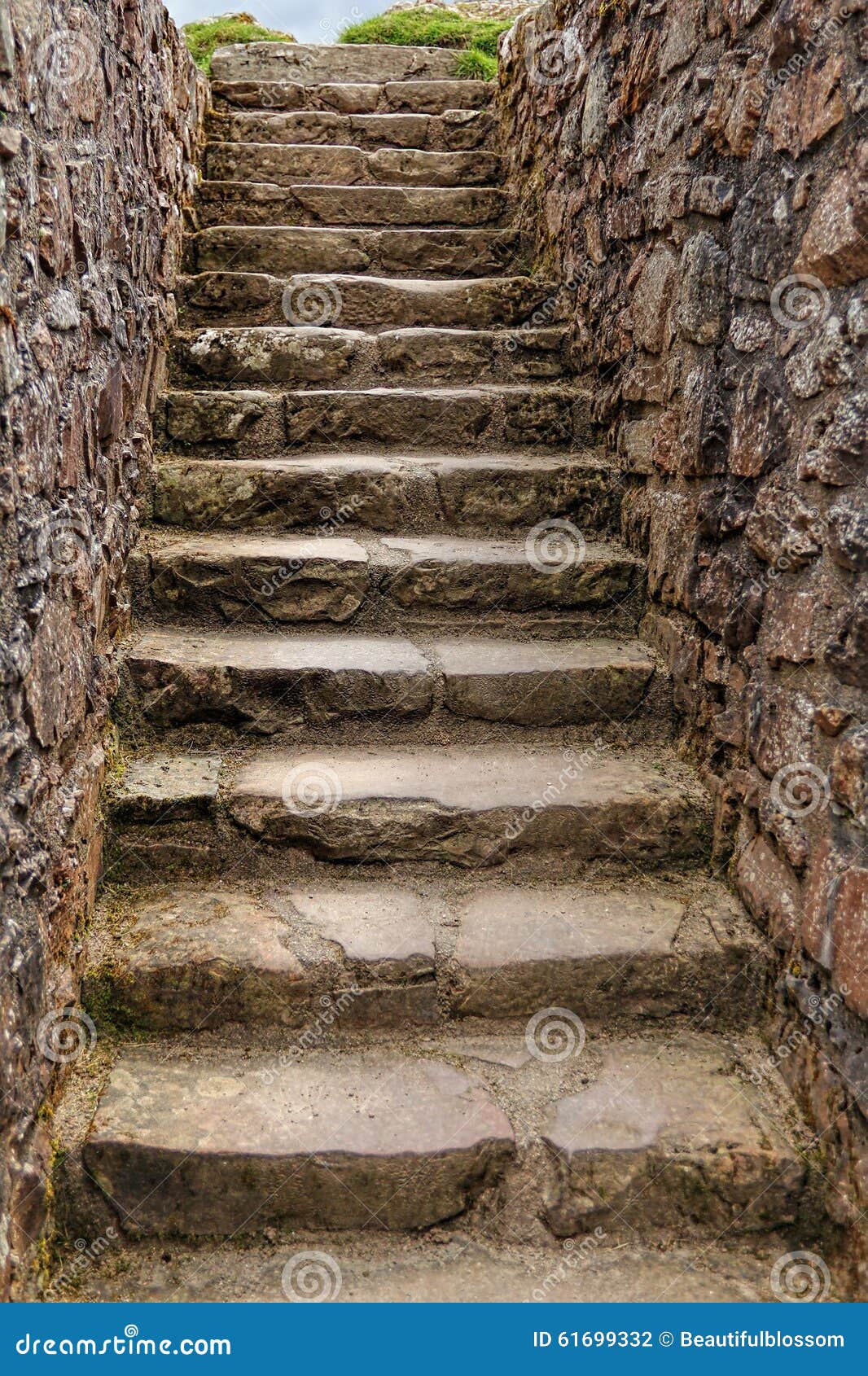 Staircase in old castle stock photo. Image of lighthouse - 61699332