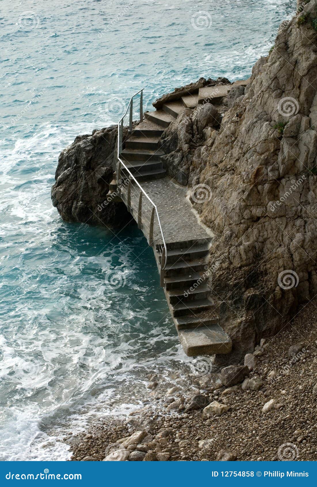 Staircase Over the Rocks stock photo. Image of pathway - 12754858