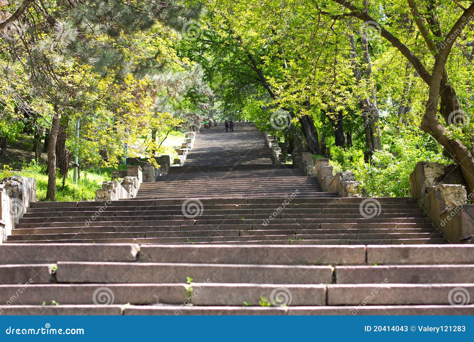 Staircase in the park stock image. Image of spring, stair - 20414043