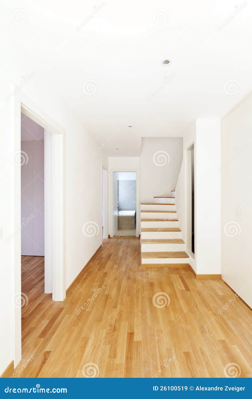 Staircase and passage stock image. Image of door, interior - 26100519
