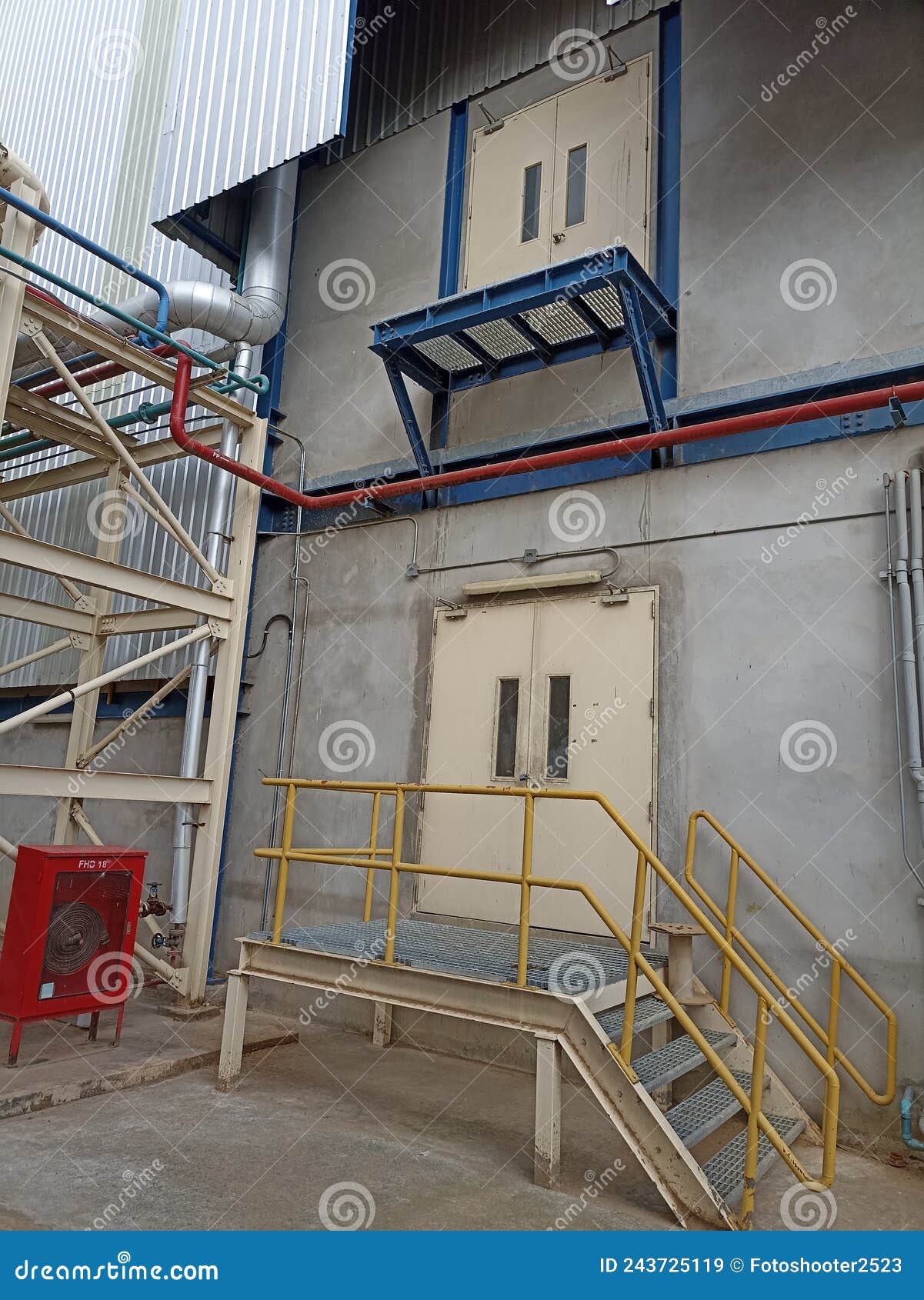 Staircase and Platform Design Engineering To Electrical Room of Factory ...