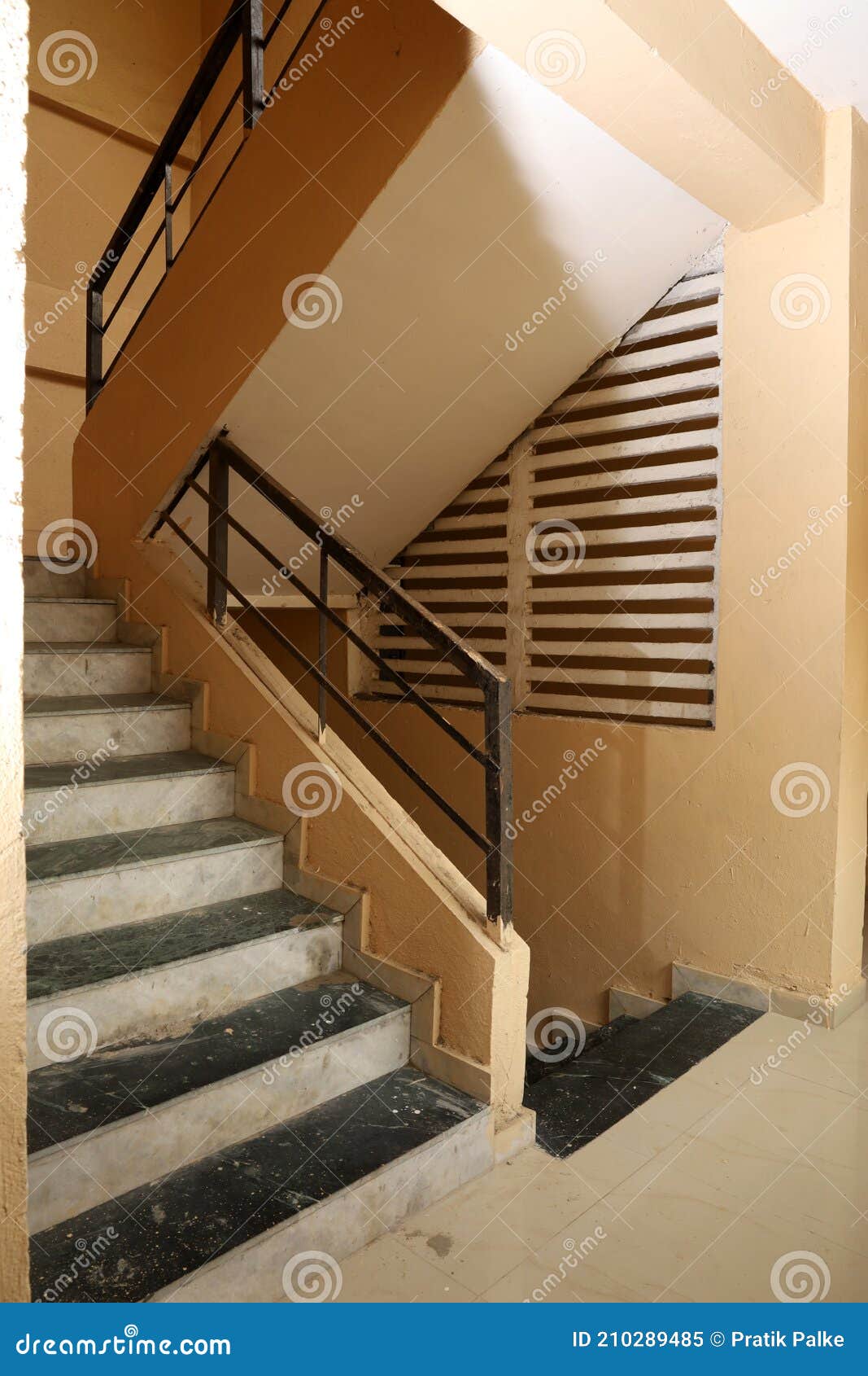 The Staircase of a Ready To Stay Building Stock Image - Image of ...