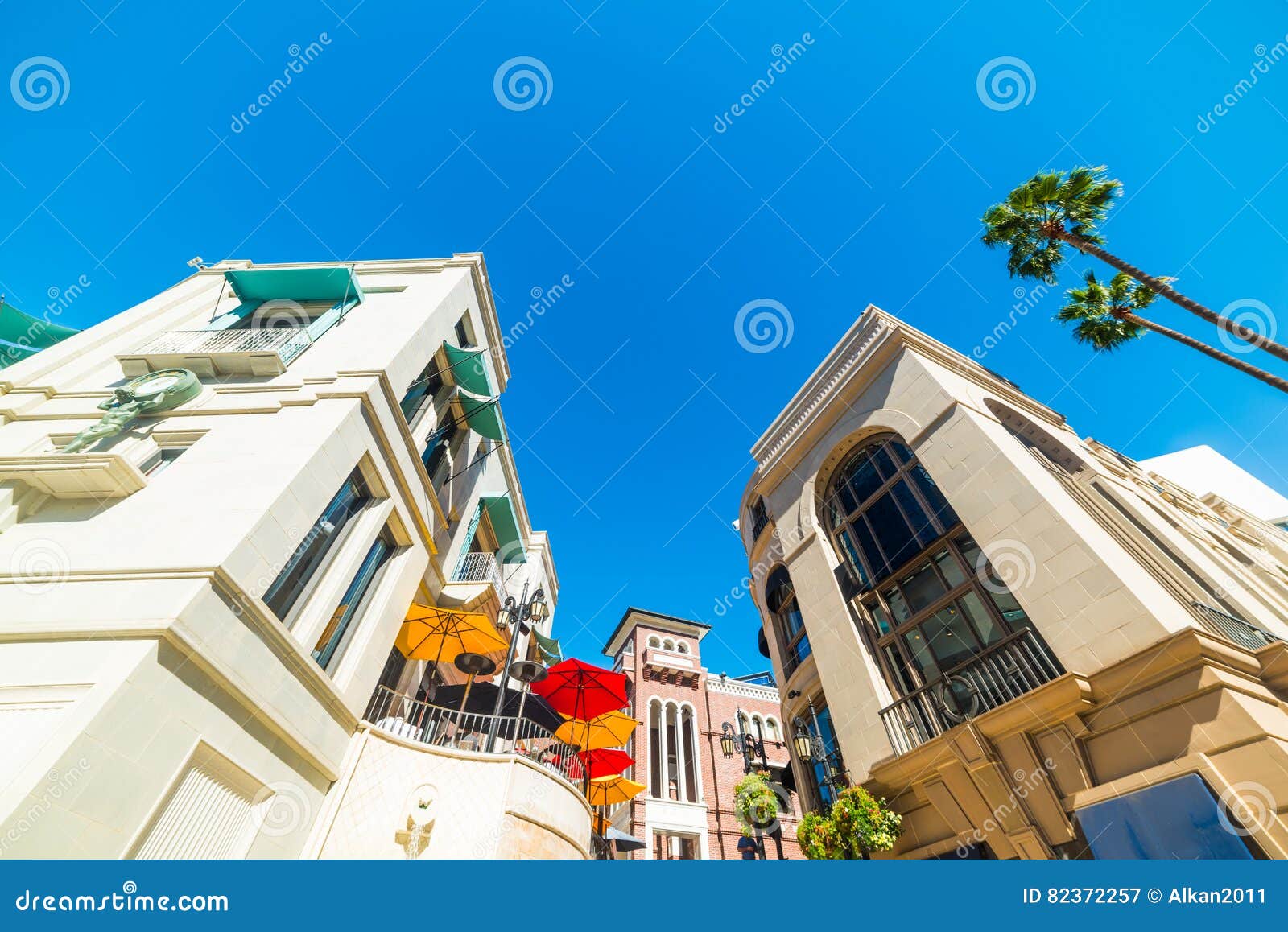 Staircase in Rodeo Drive stock image. Image of landmark - 82372257