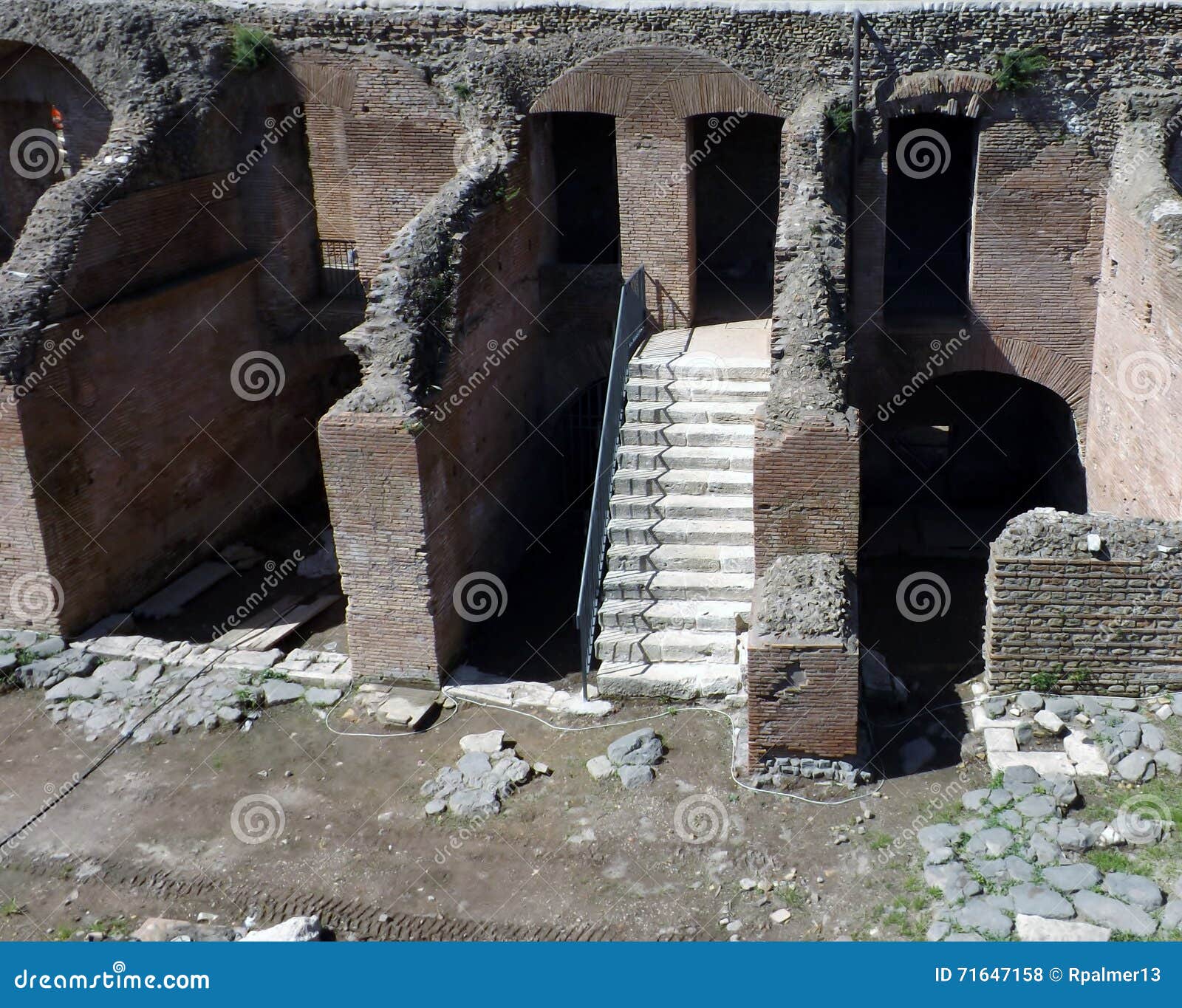 Staircase in Ruins stock photo. Image of wall, dirty - 71647158