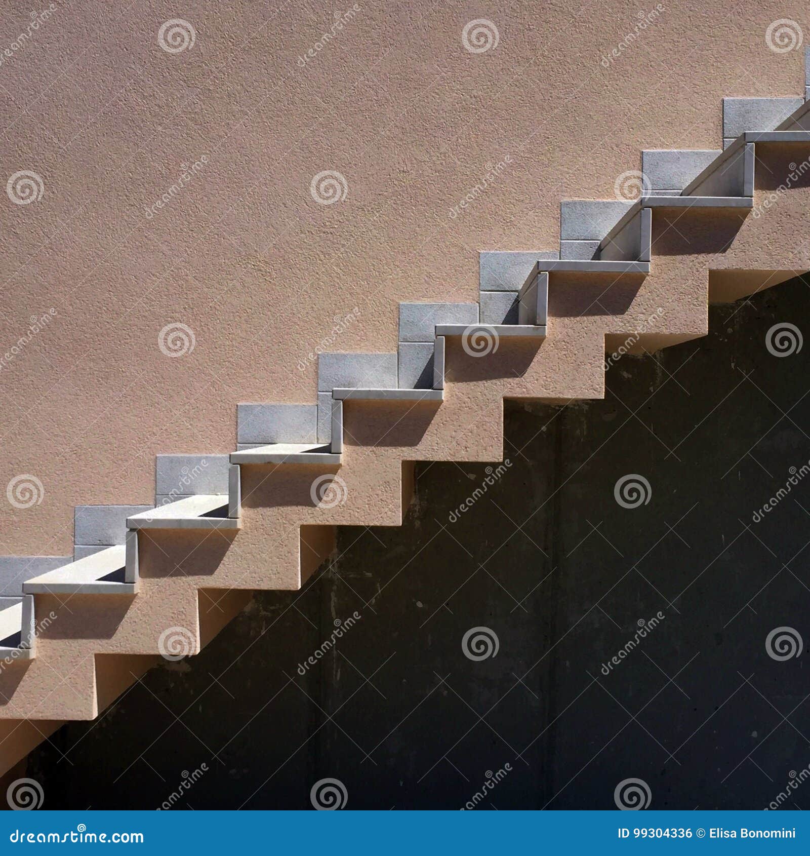 Staircase side view stock photo. Image of design, pattern - 99304336