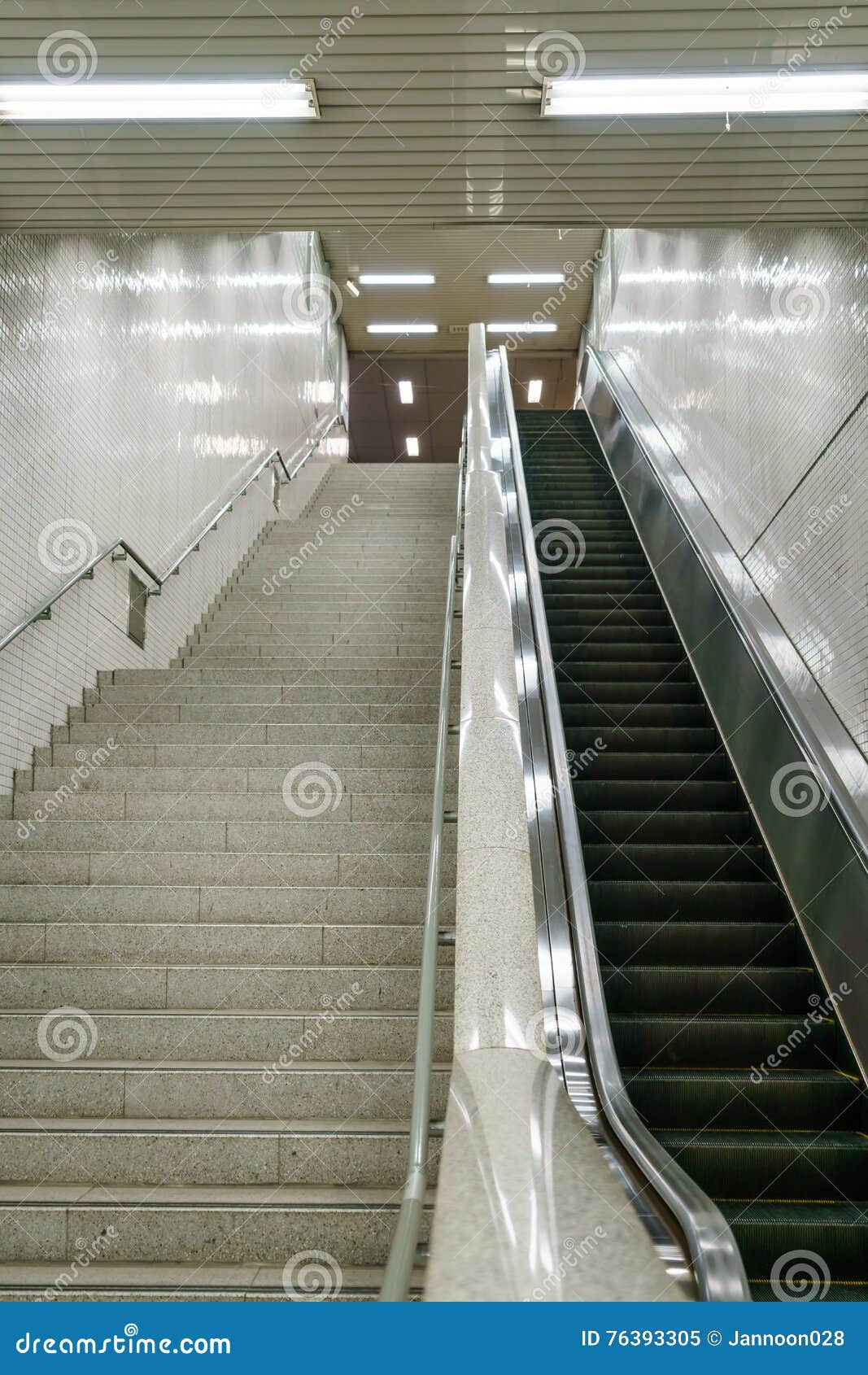 .Staircase in Subway Station Stock Image - Image of access, stair: 76393305