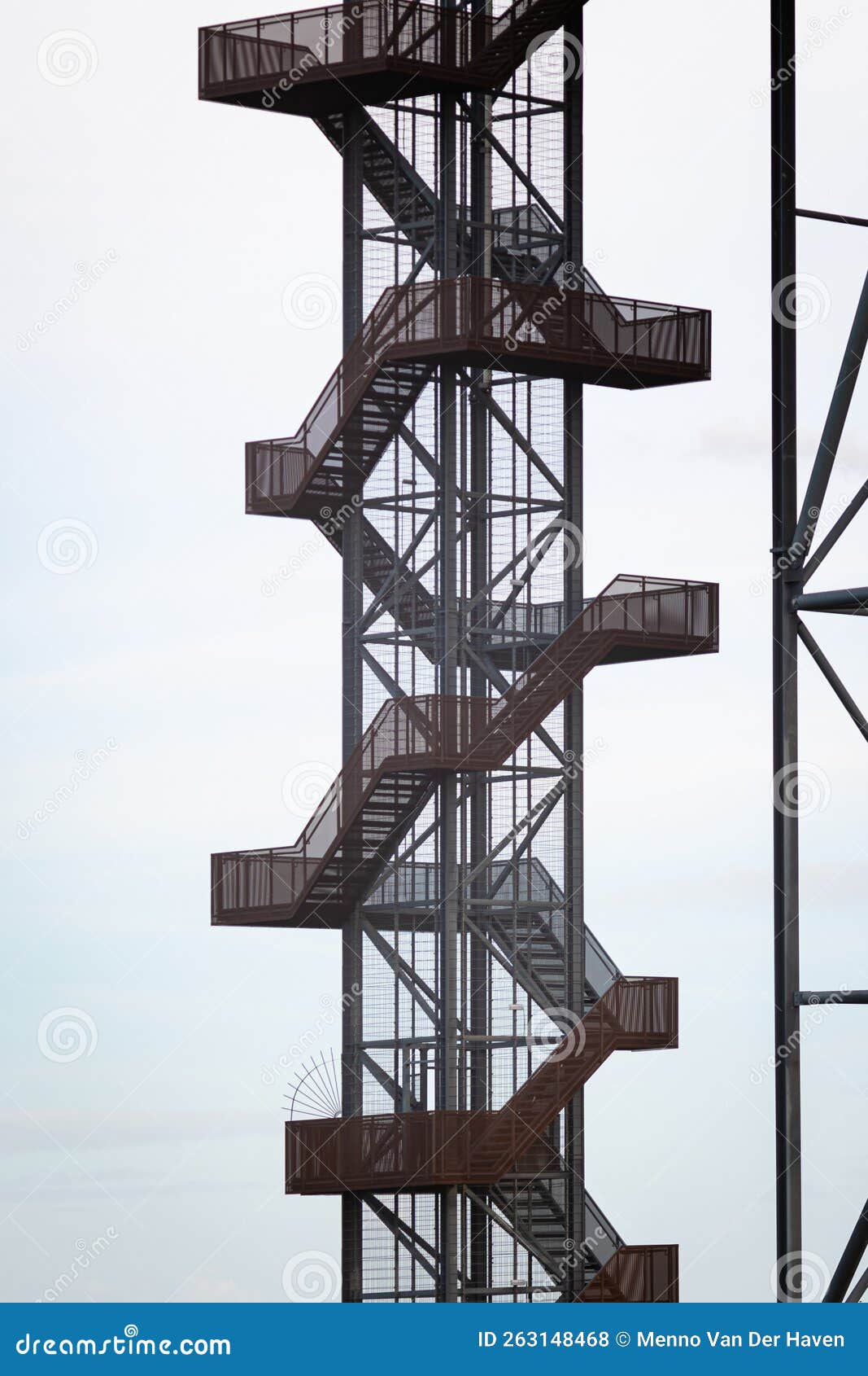 Staircase in a tower stock photo. Image of staircase - 263148468