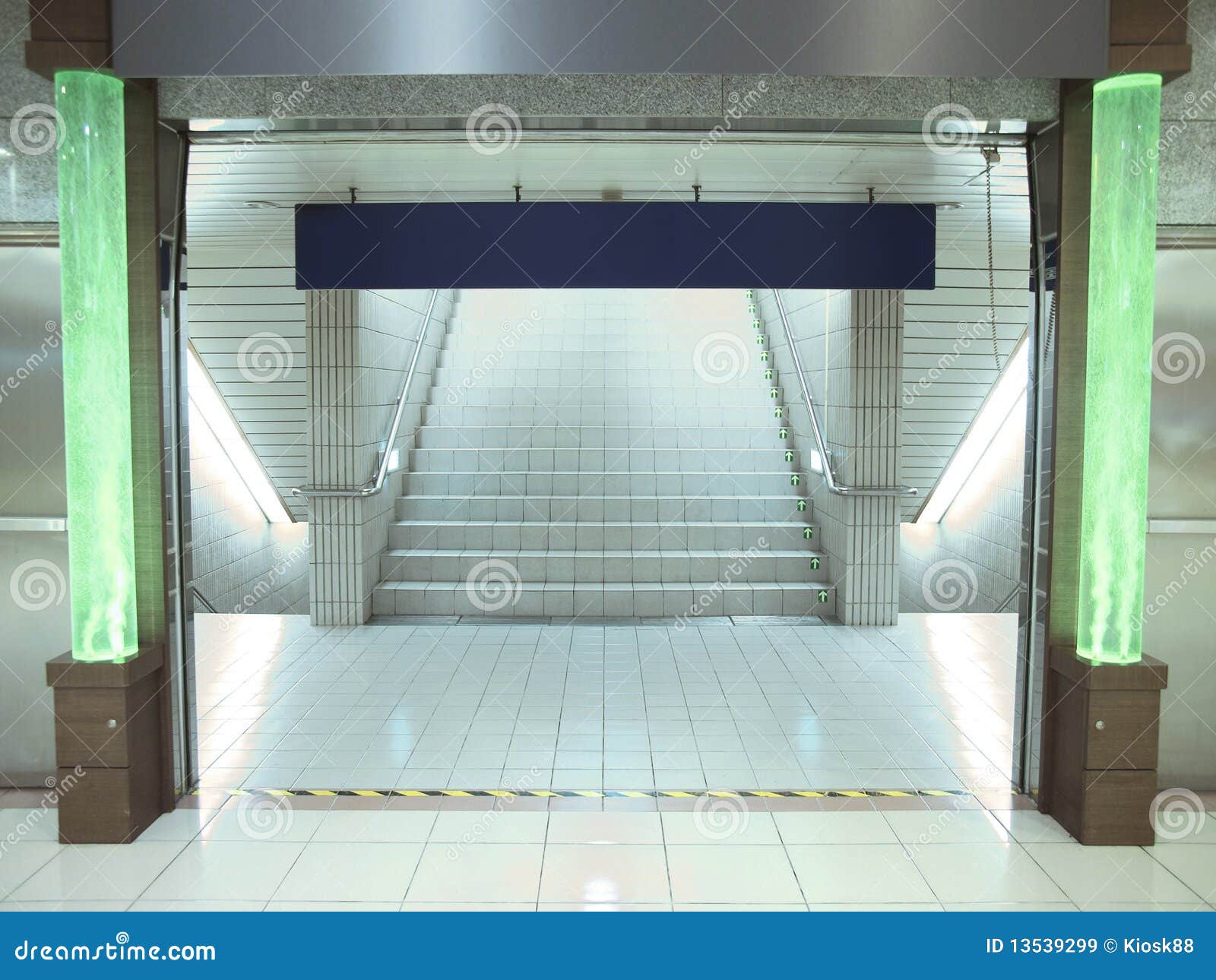 Staircase in Underground Passage Stock Image - Image of move, building ...