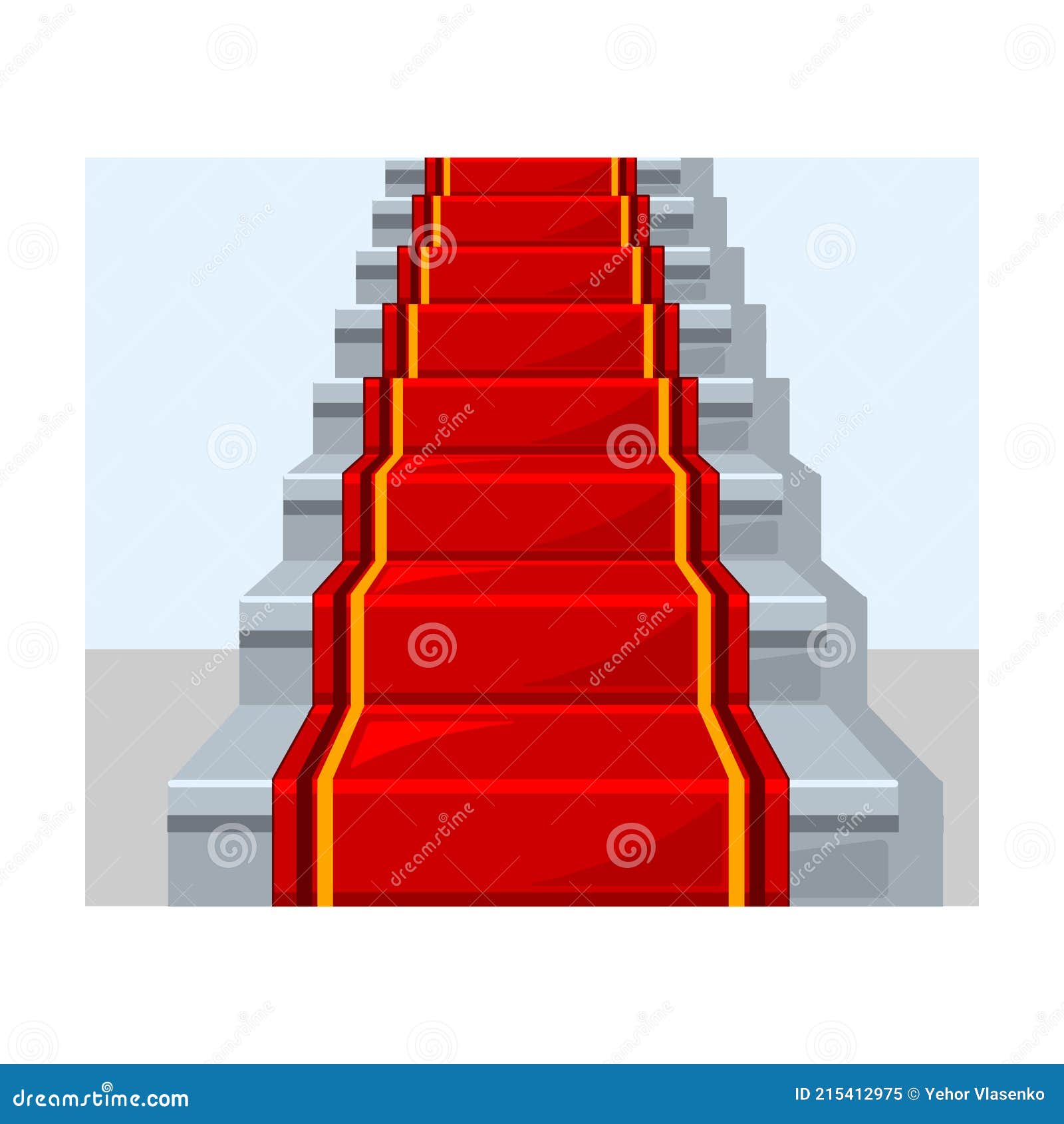Staircase Vector Icon.Cartoon Vector Icon Isolated on White Background ...