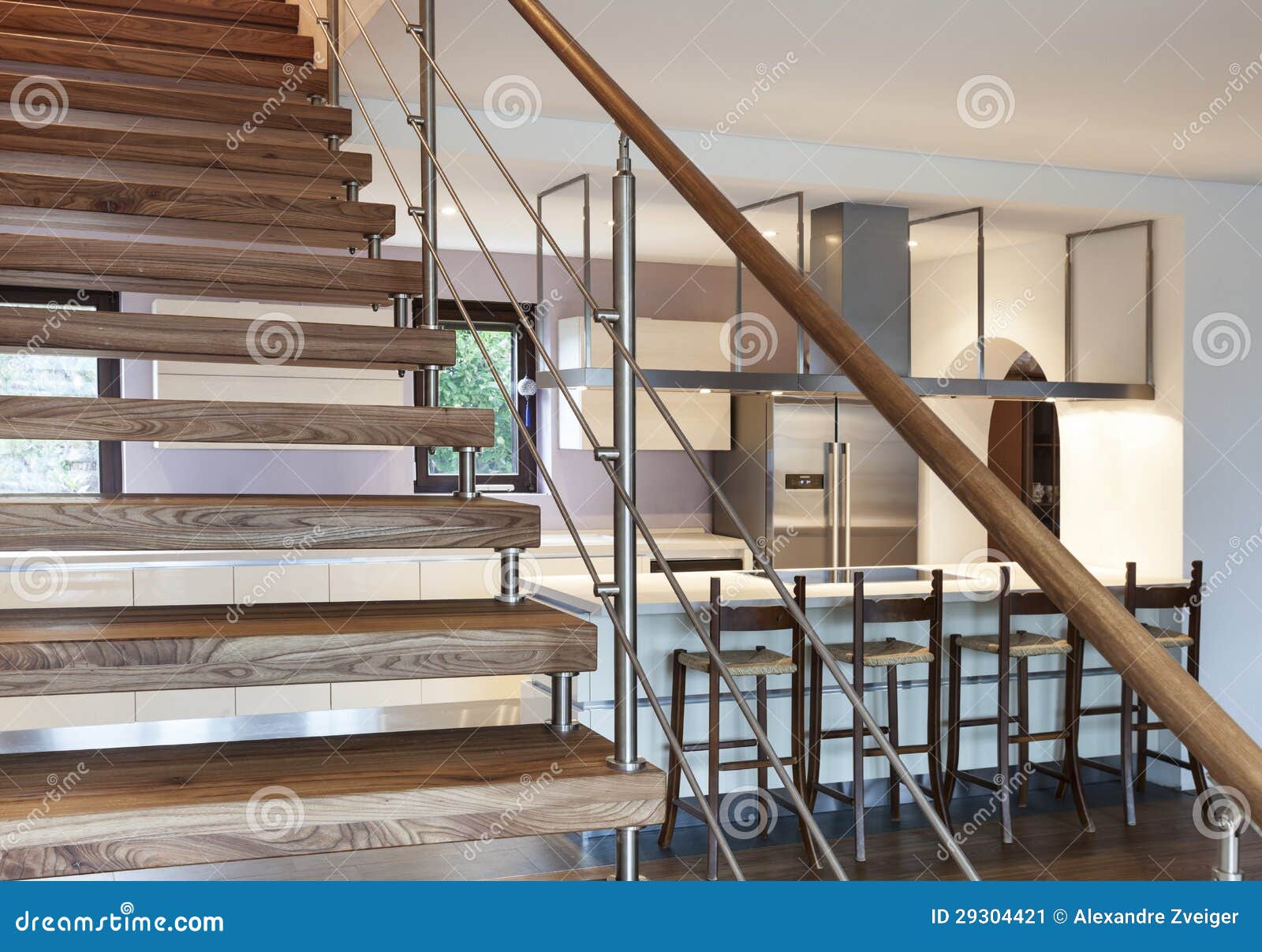 Staircase view, interior stock image. Image of floor - 29304421