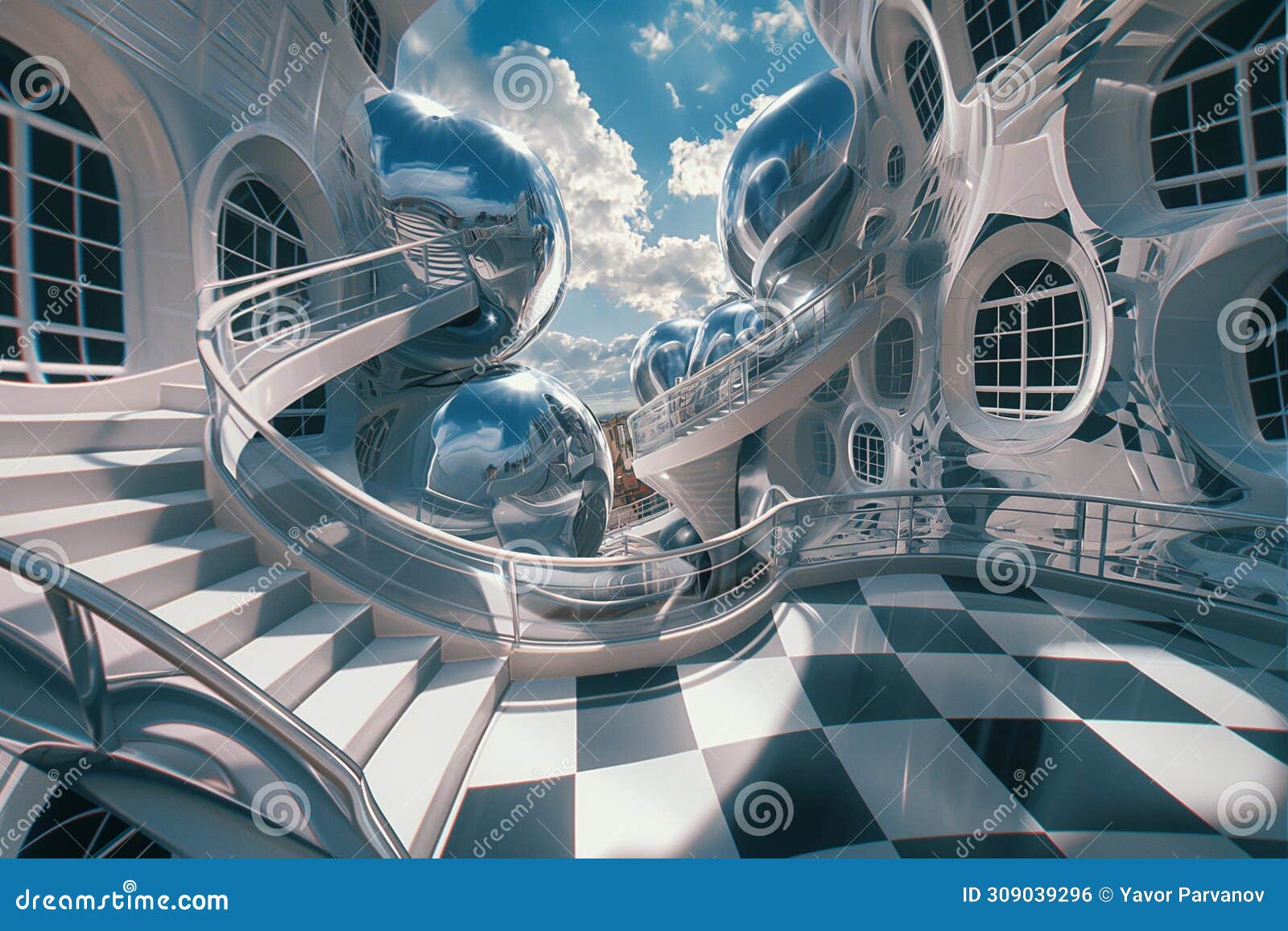 The Collage Intertwines Impossible Geometries and Optical Illusions, AI ...