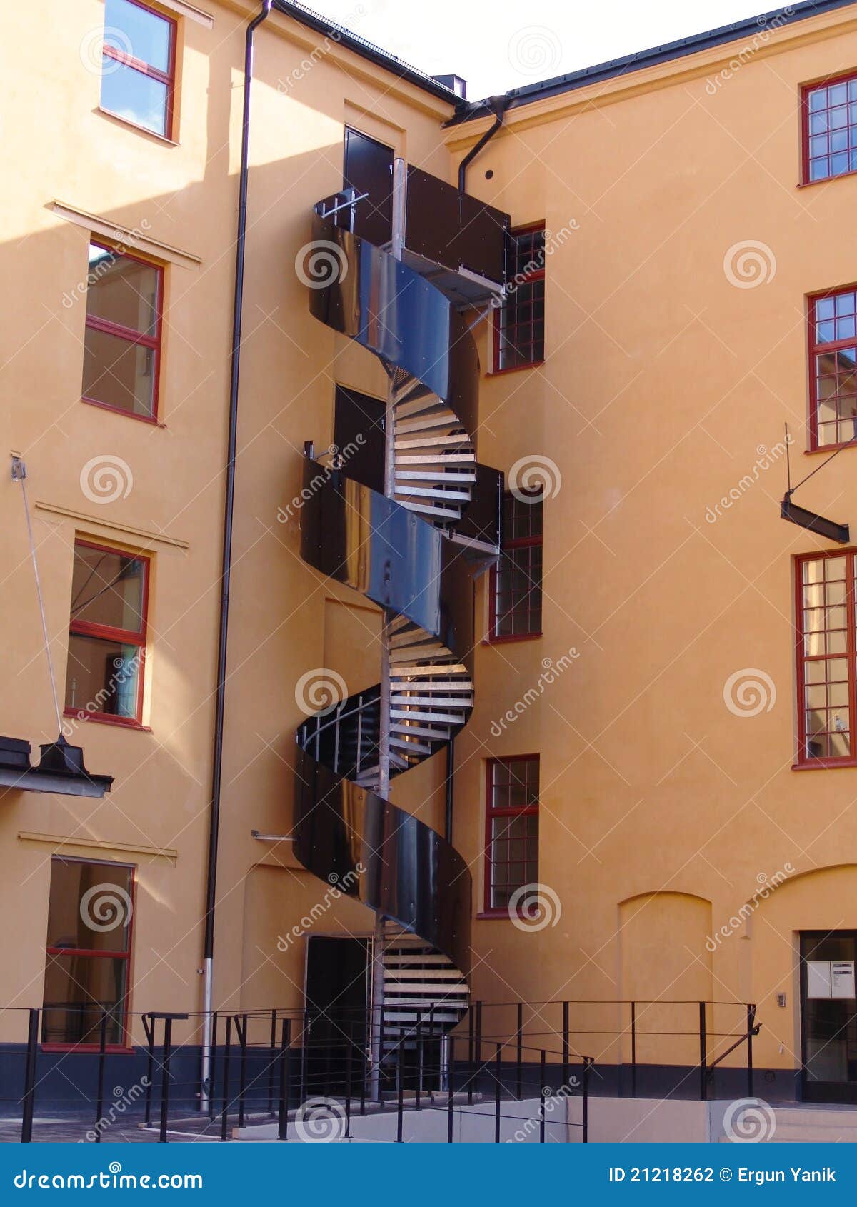 Stairs stock photo. Image of sweden, wall, building, work - 21218262