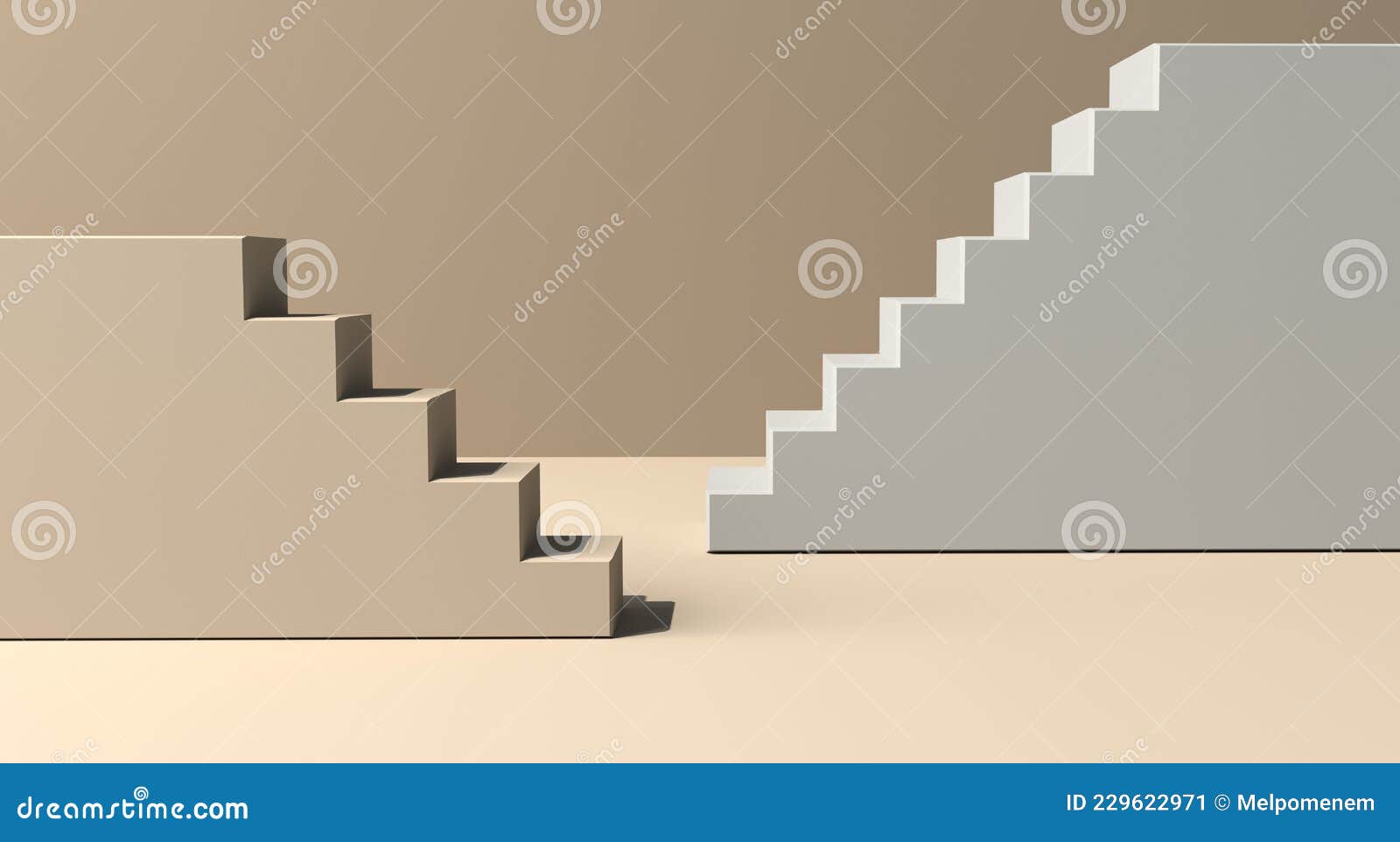 Stairs. Abstract Steps. Granite Stairs. Wide Stone Stairs. 3D Royalty ...