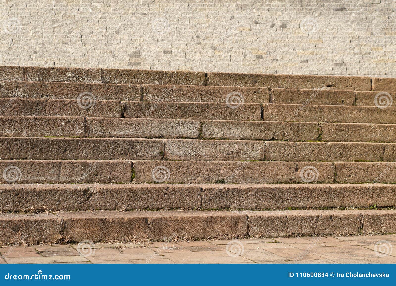 One of the Modern Building Structure with Travertine Block. Stock Photo ...