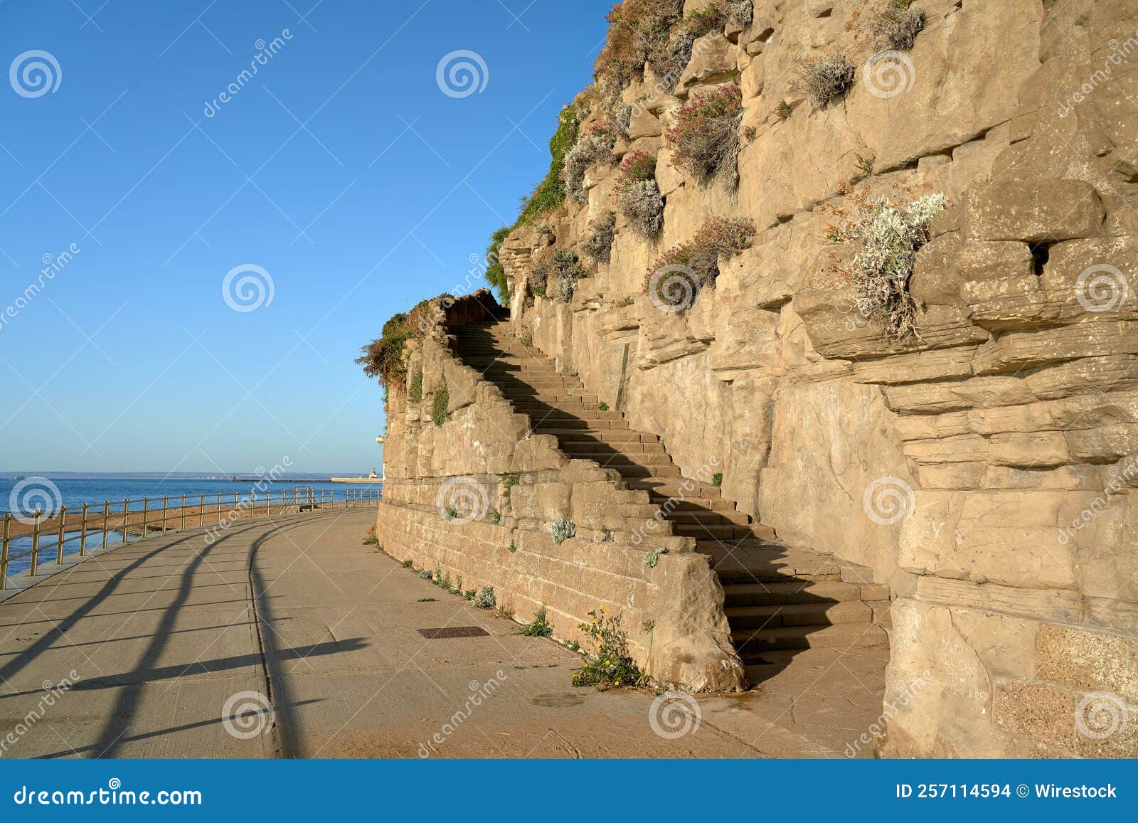 Stairs of the Building Made of Pulhamite in the East Cliff of Ramsgate ...