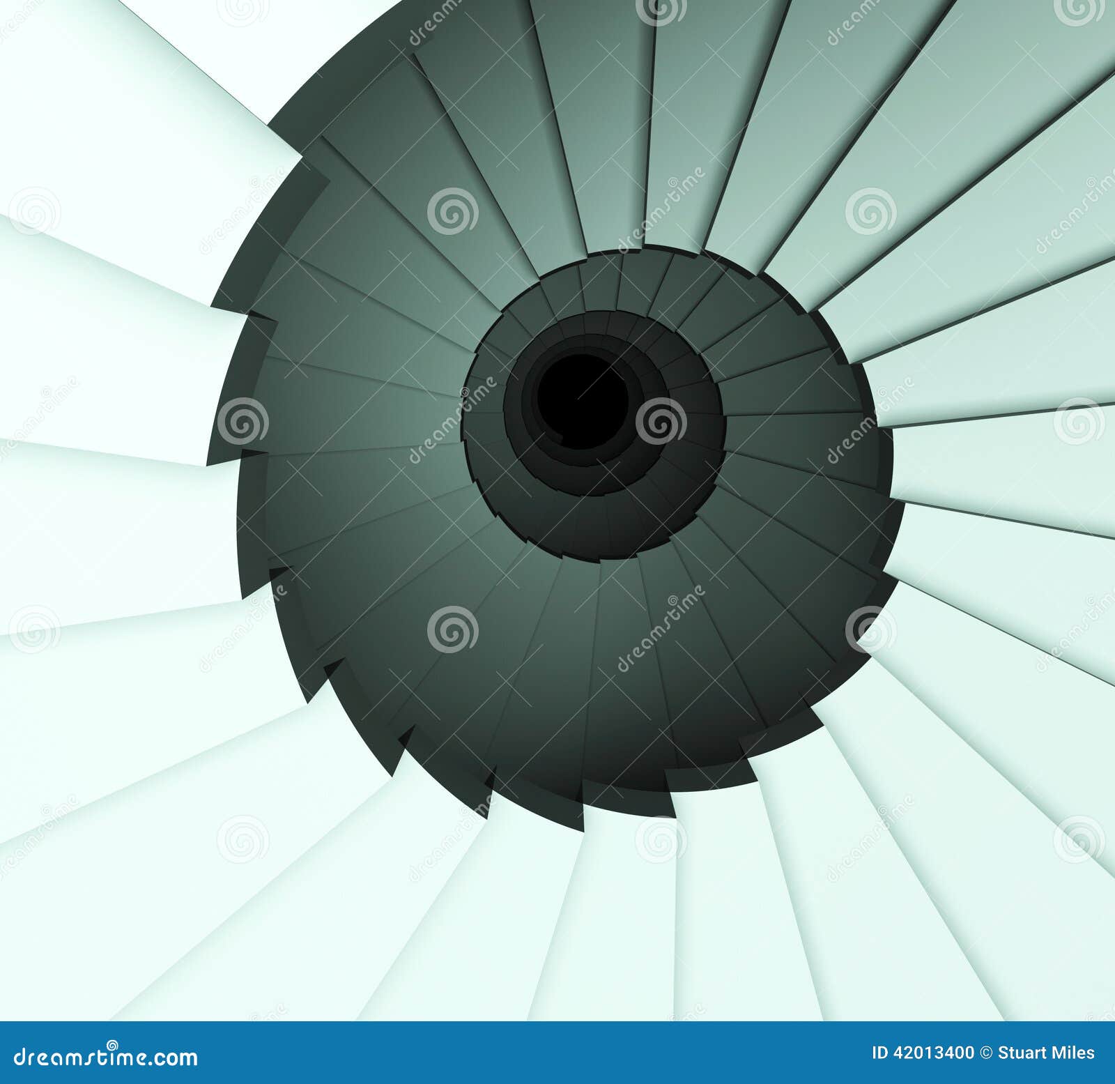 Stairs Down Shows Ascending Decrease and Ascend Stock Illustration ...