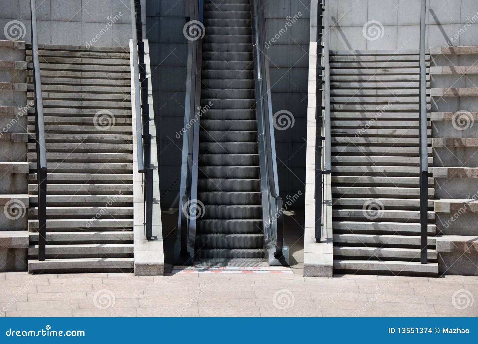 Stairs and Elevator Fast or Slow Stock Photo - Image of line, elevator ...
