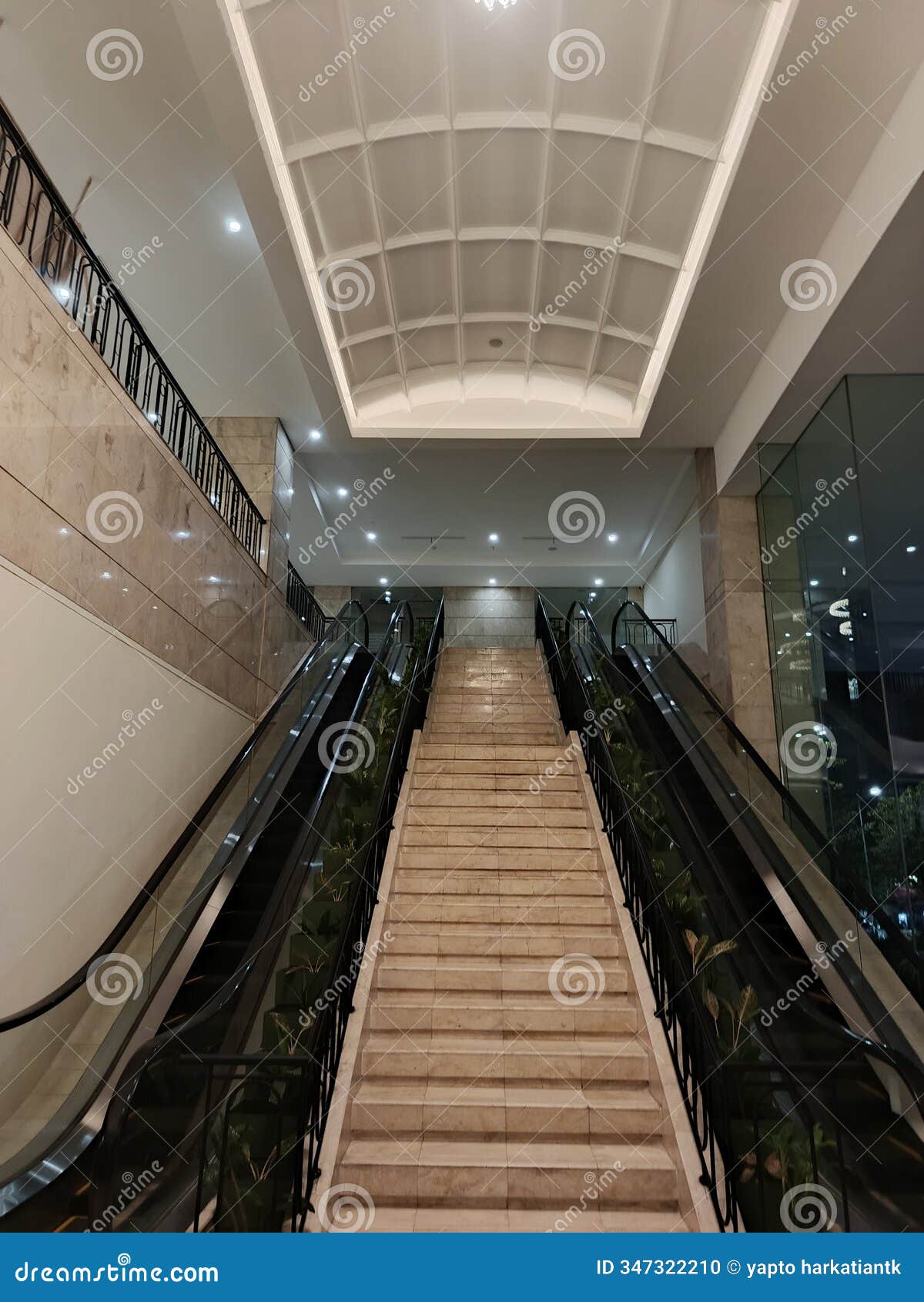 Stairs and Elevators in the Hotel Stock Photo - Image of building ...